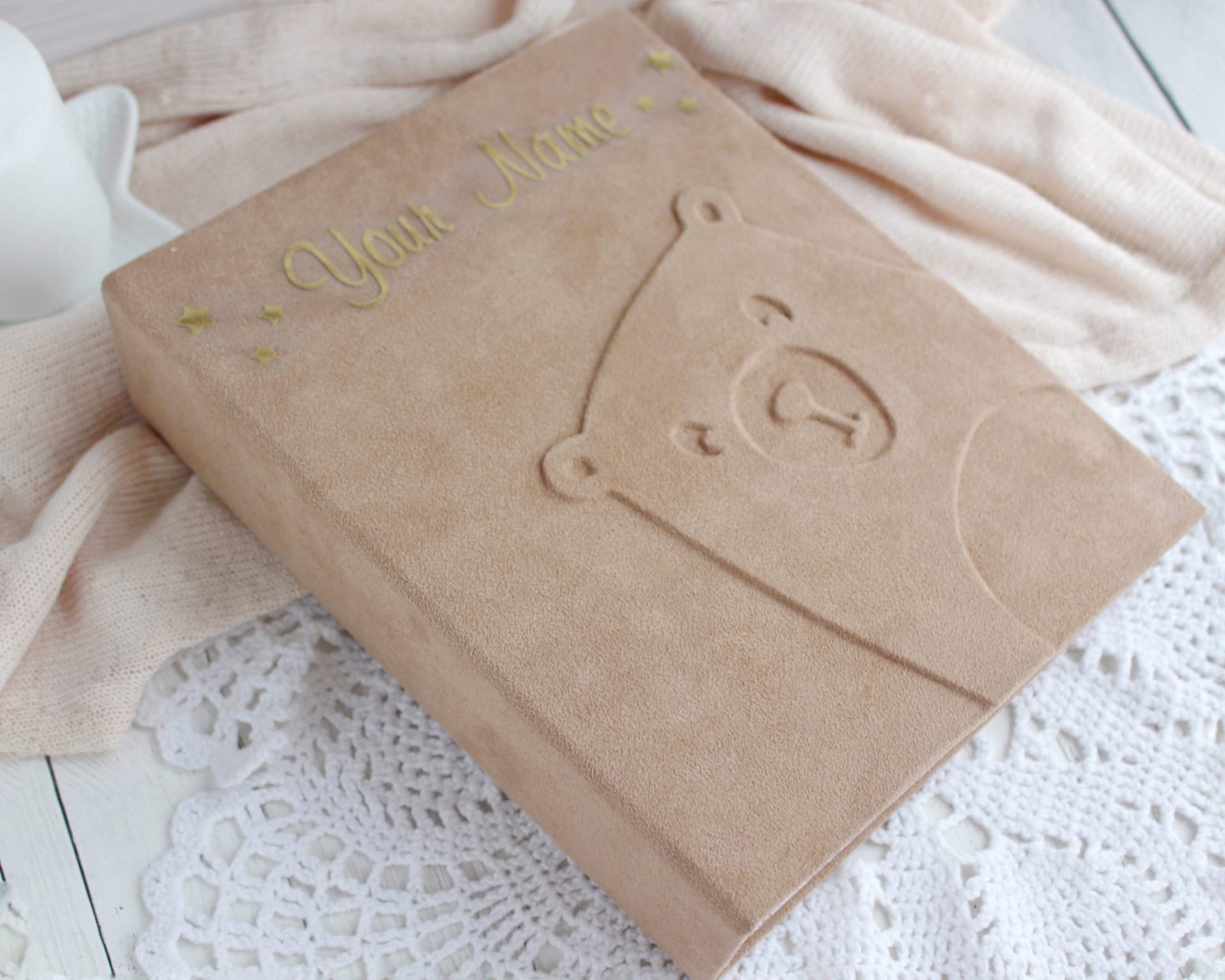 Personalized baby photo album 4x6, custom memory book, baby - Inspire ...