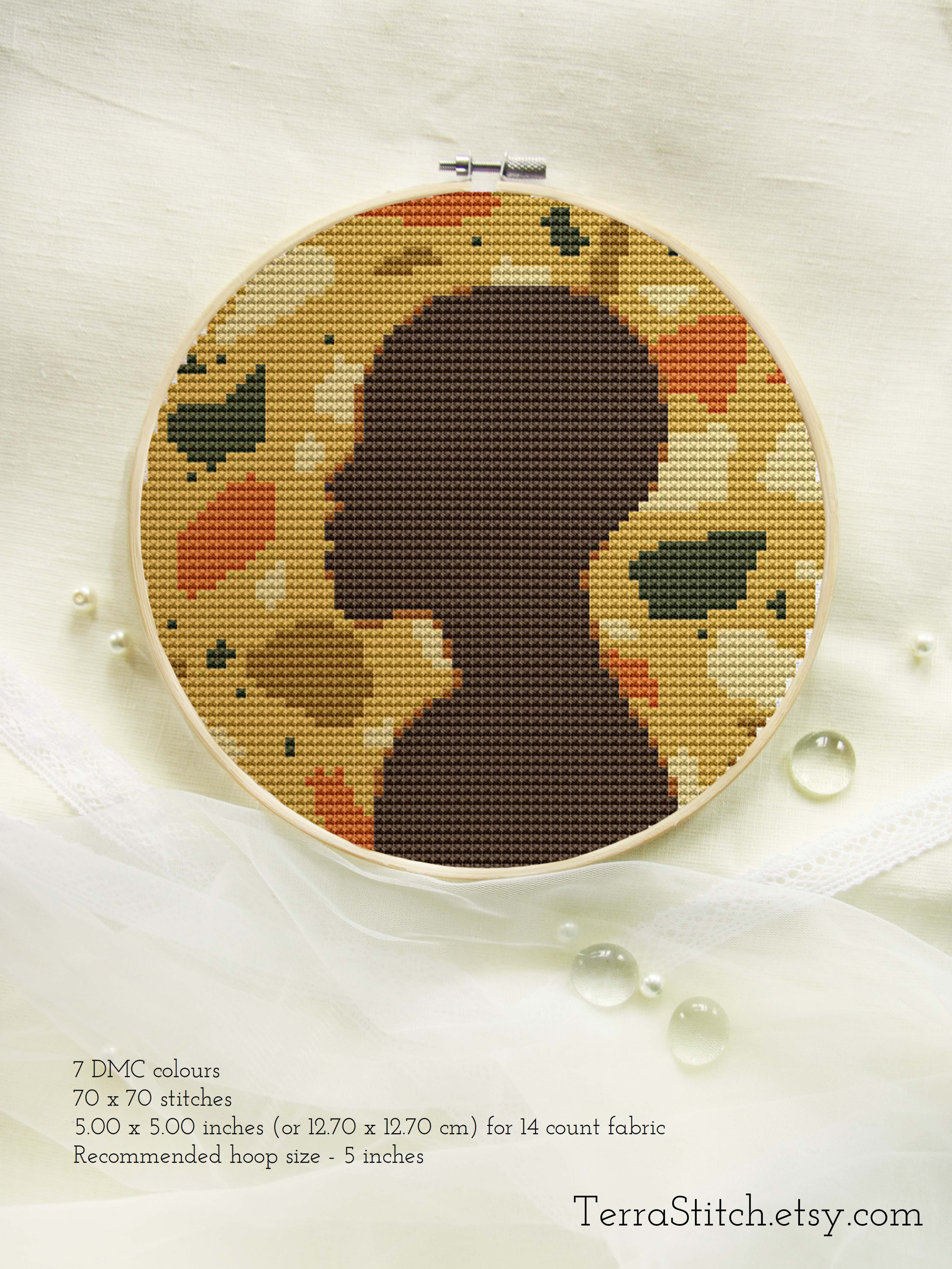 African american cross stitch pattern Black woman cross stit - Inspire ...