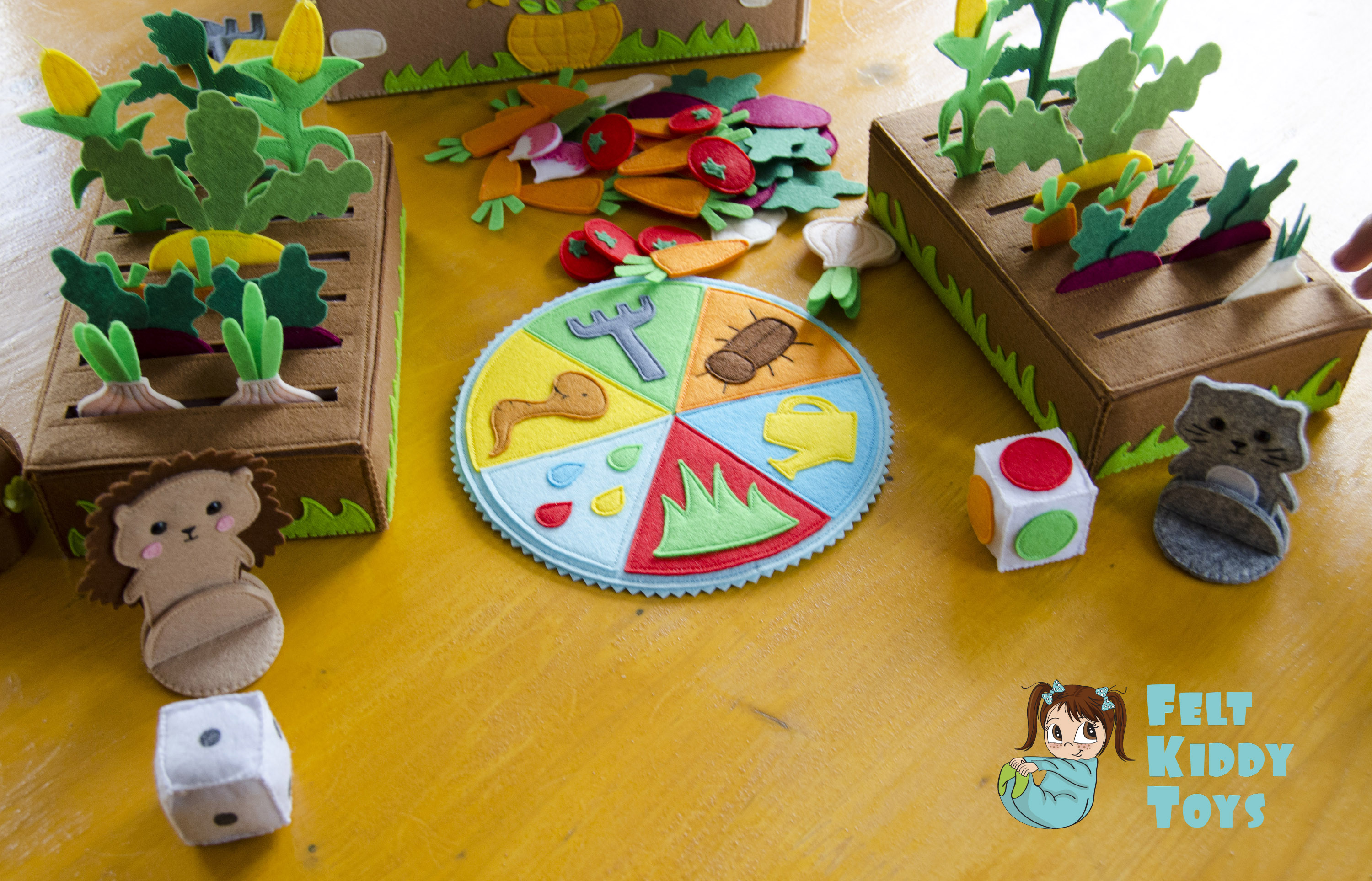 Boardgame Save vegetable garden, eco toy - Inspire Uplift