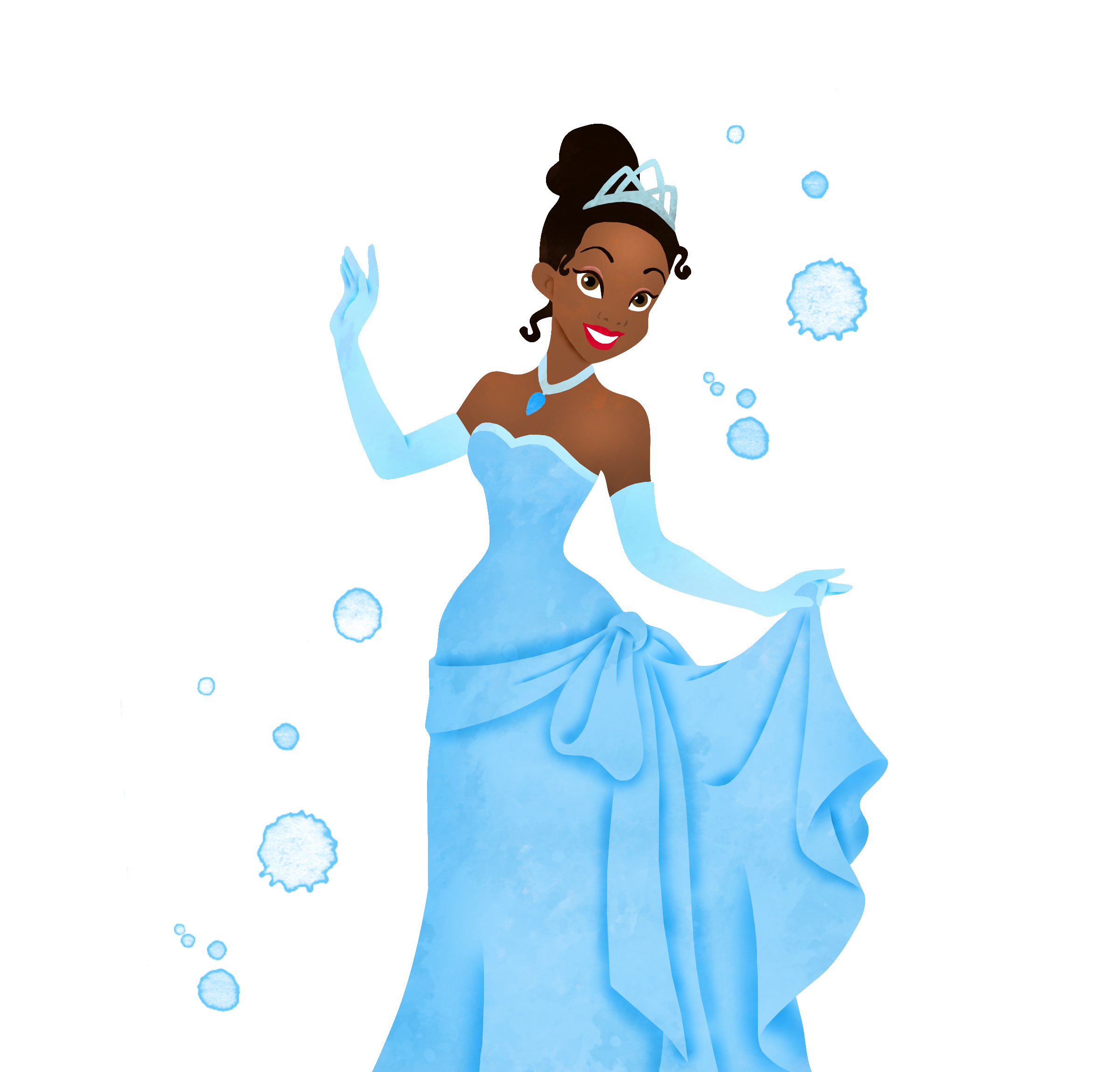 The Princess and the Frog Tiana Disney Set Art Print Digital - Inspire ...