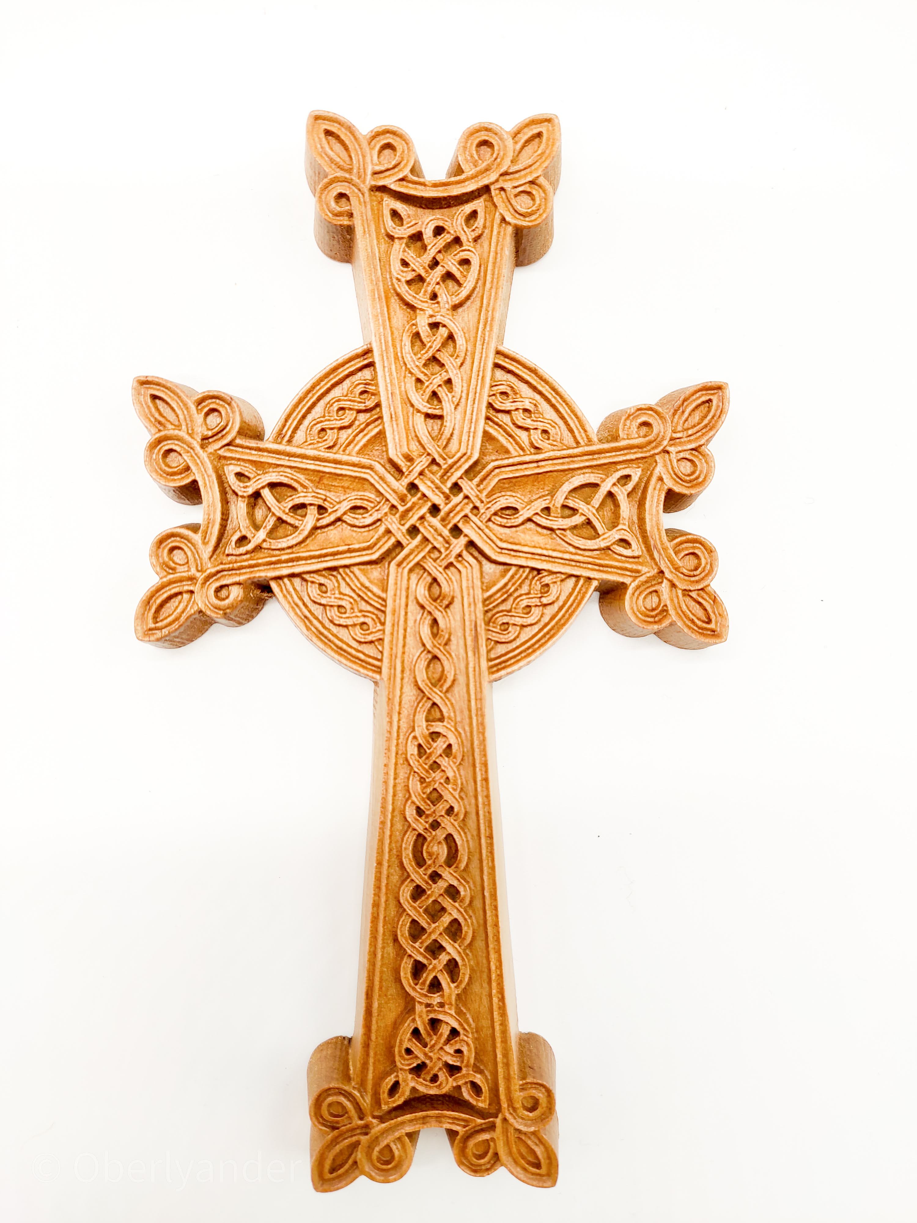 Khachkar Cross, Armenian carved wood cross, Wall carved home - Inspire ...