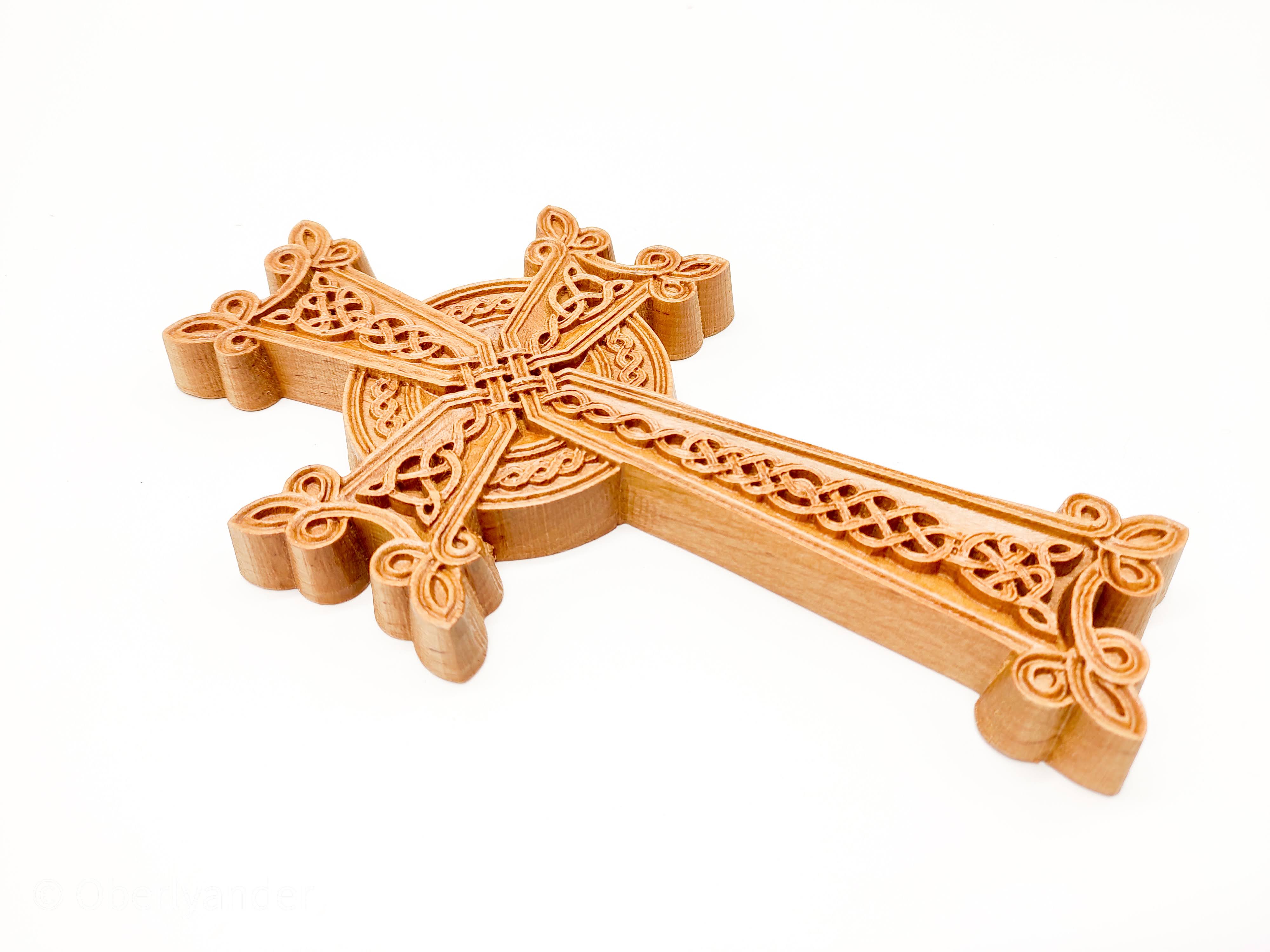 Khachkar Cross, Armenian carved wood cross, Wall carved home - Inspire ...