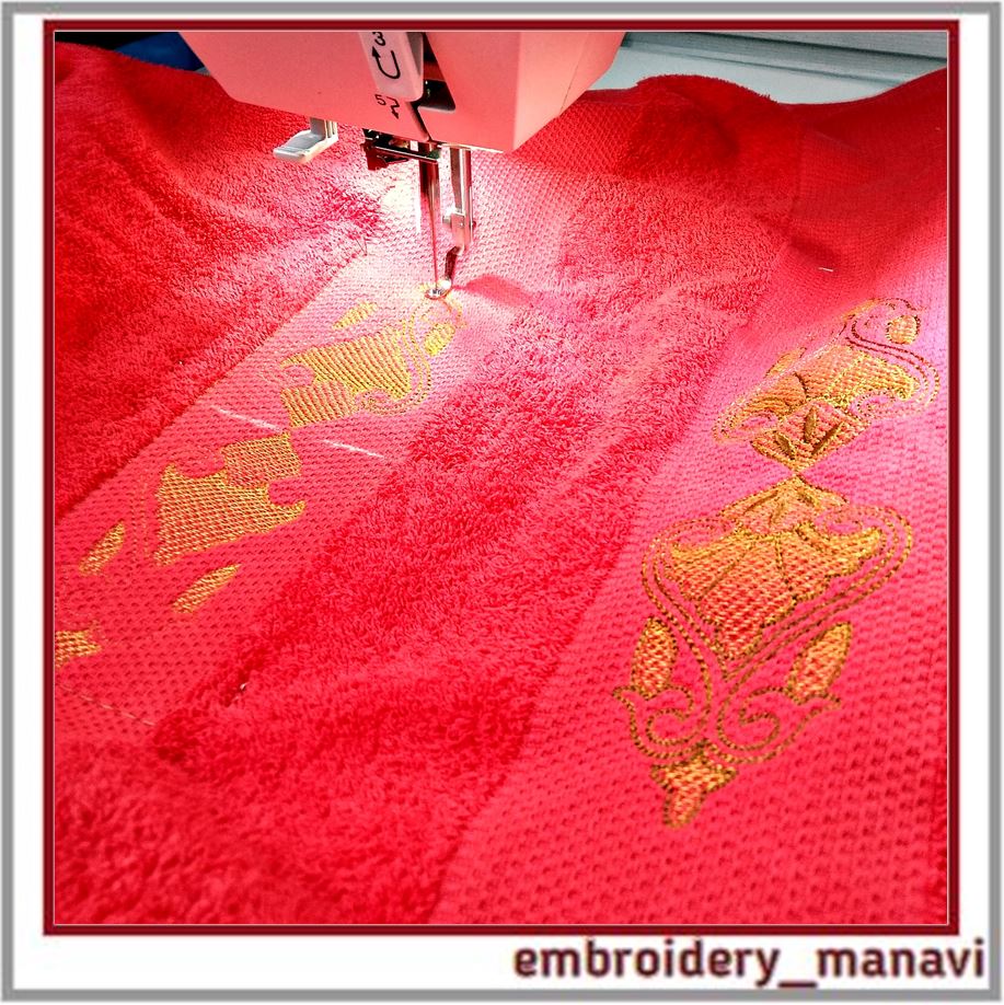 Digital machine embroidery design monochrome pattern. - Inspire Uplift