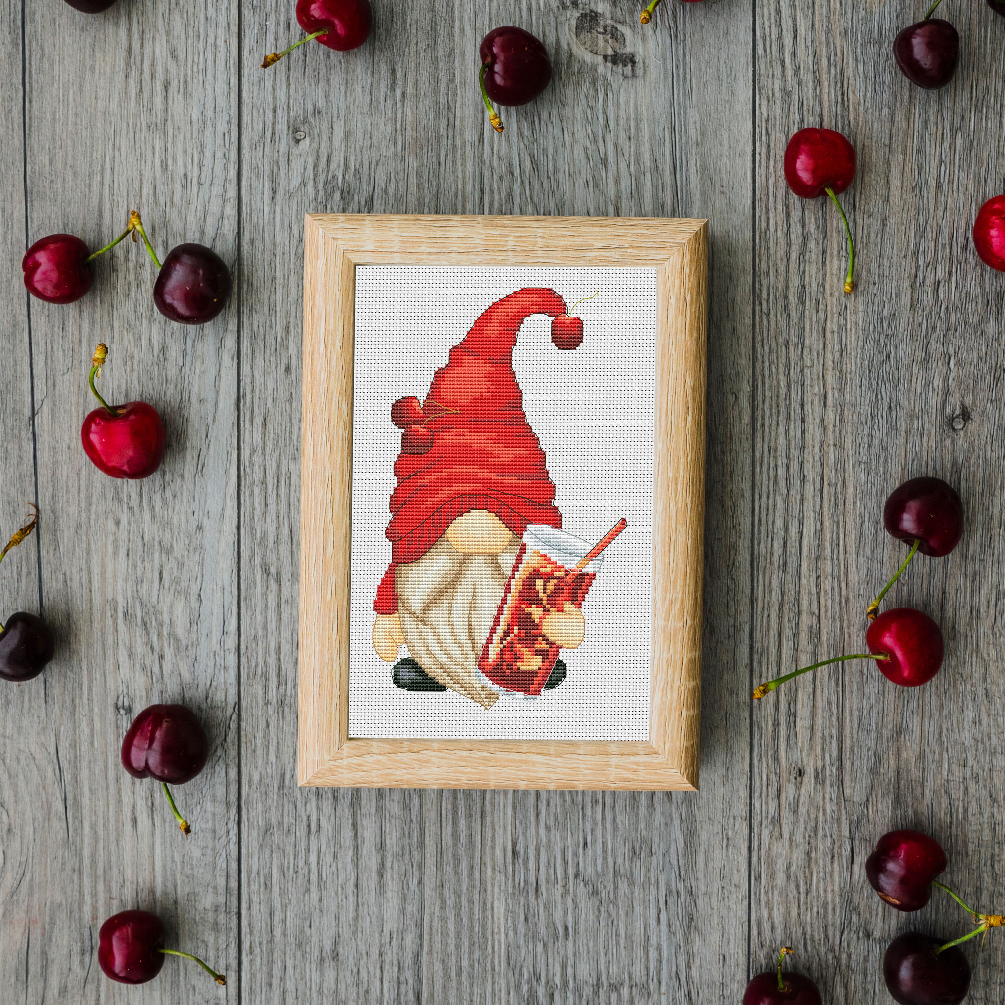 Cola gnome, Cross stitch pattern, Cross stitch, Drink cross - Inspire ...