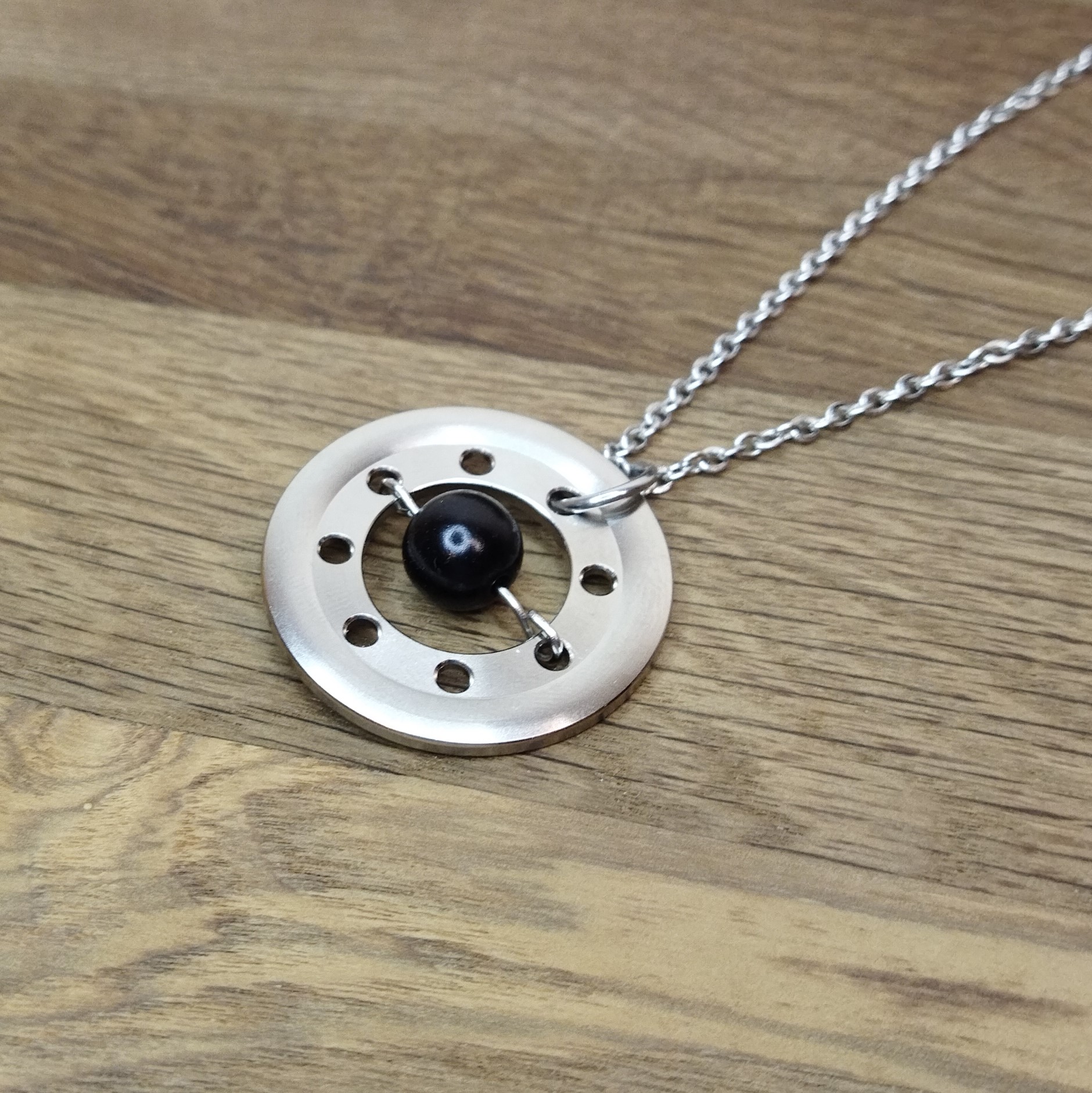 Futuristic spinner necklace adults. Cyberpunk fidget necklac - Inspire ...