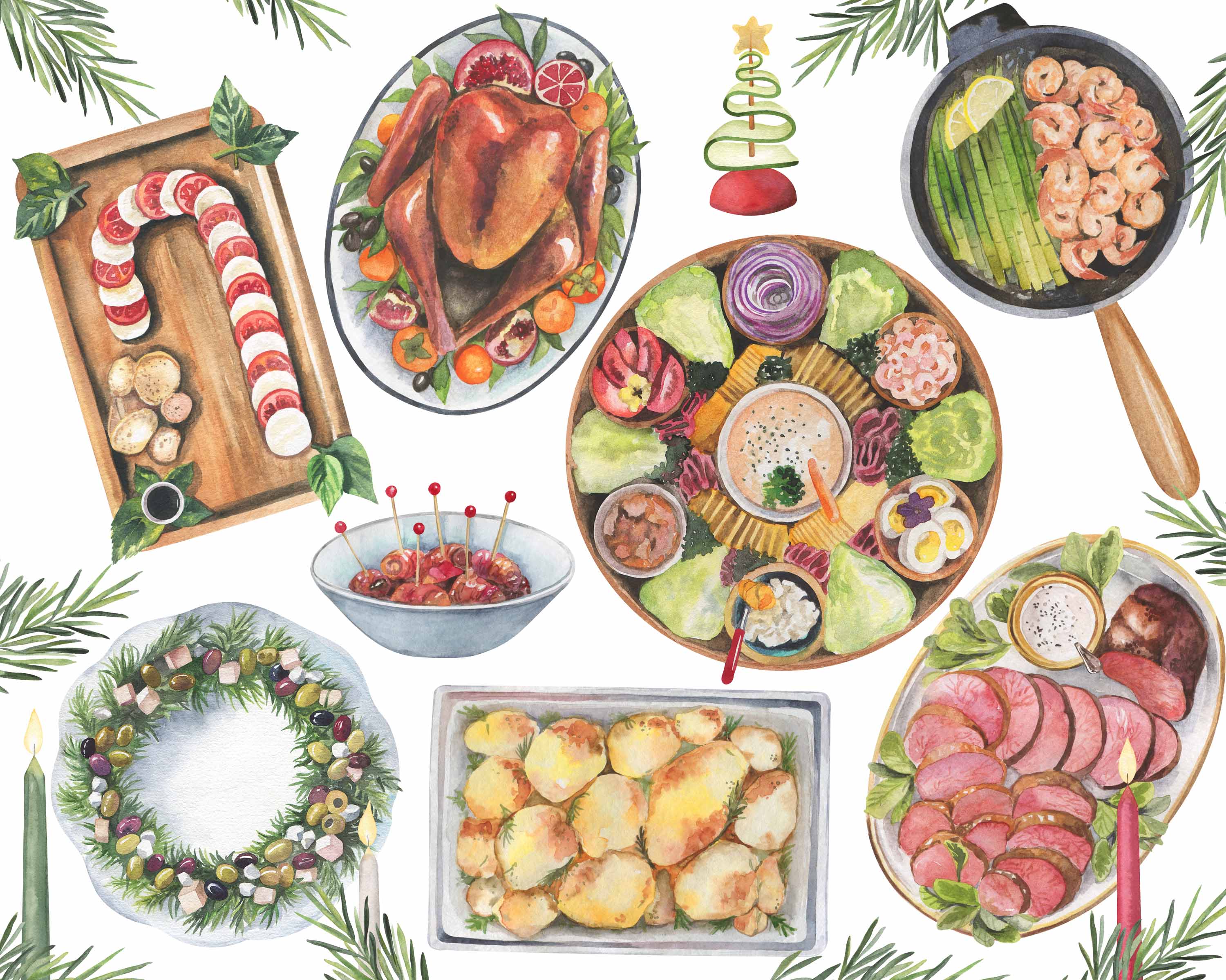 Christmas Food Clipart