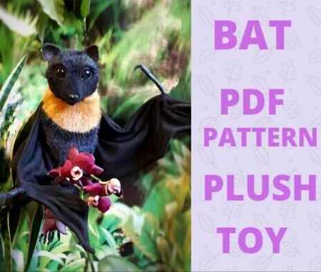Bat . PDF pattern . sew pattern Bat - Inspire Uplift