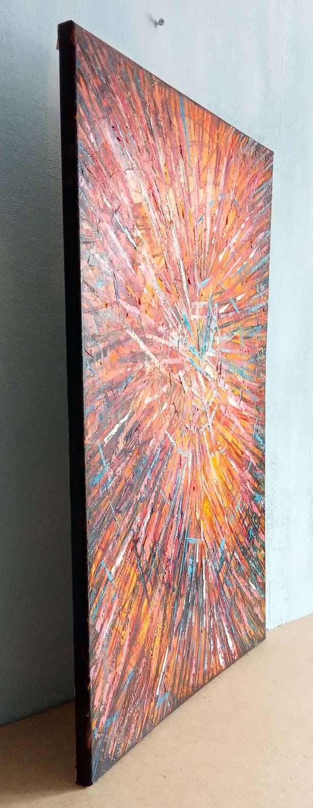 Oil painting "The Way to Light" Abstract painting Interio - Inspire Uplift