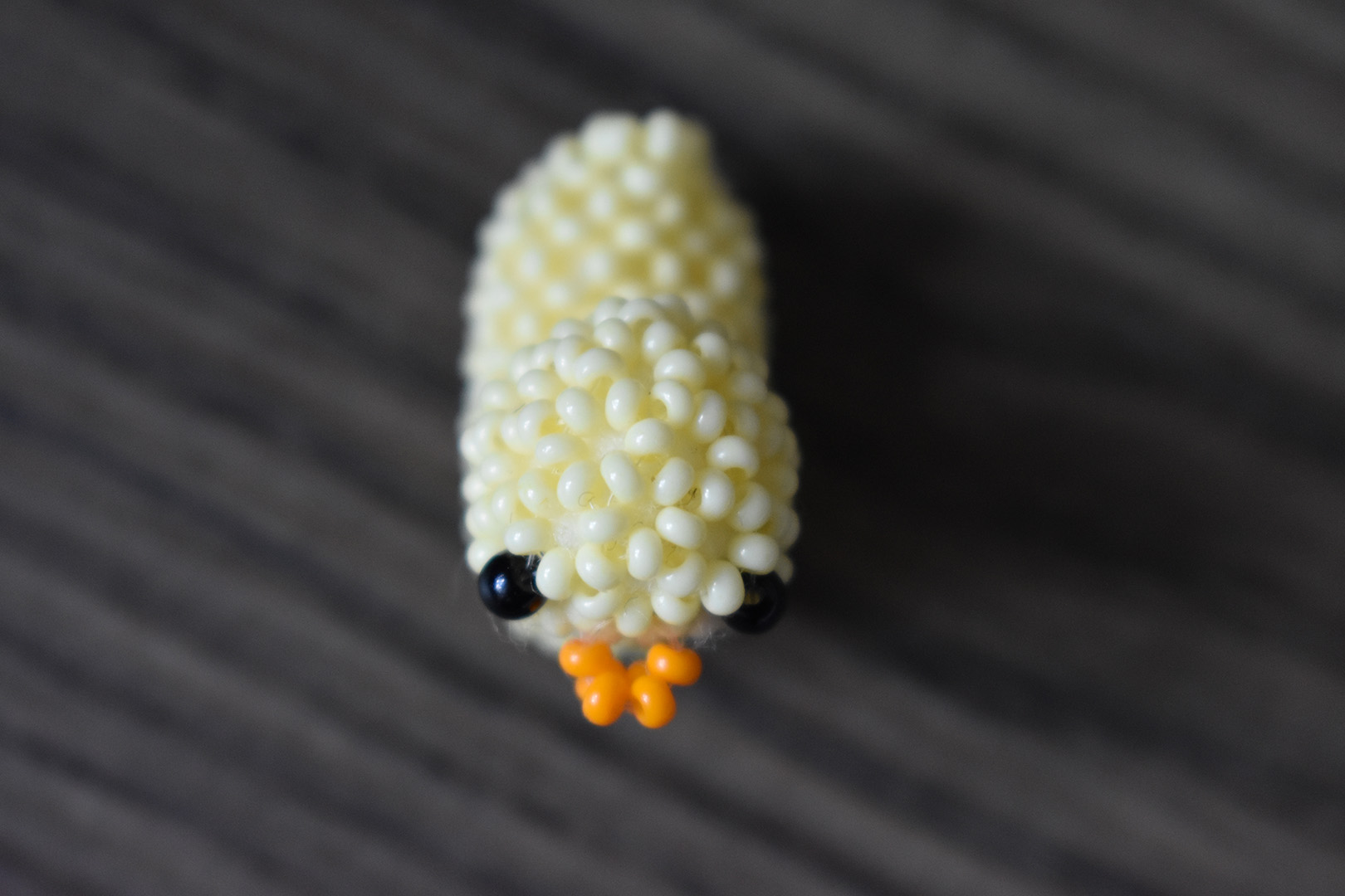 Beaded yellow duck pdf. Beaded animal pattern. How to make b - Inspire ...