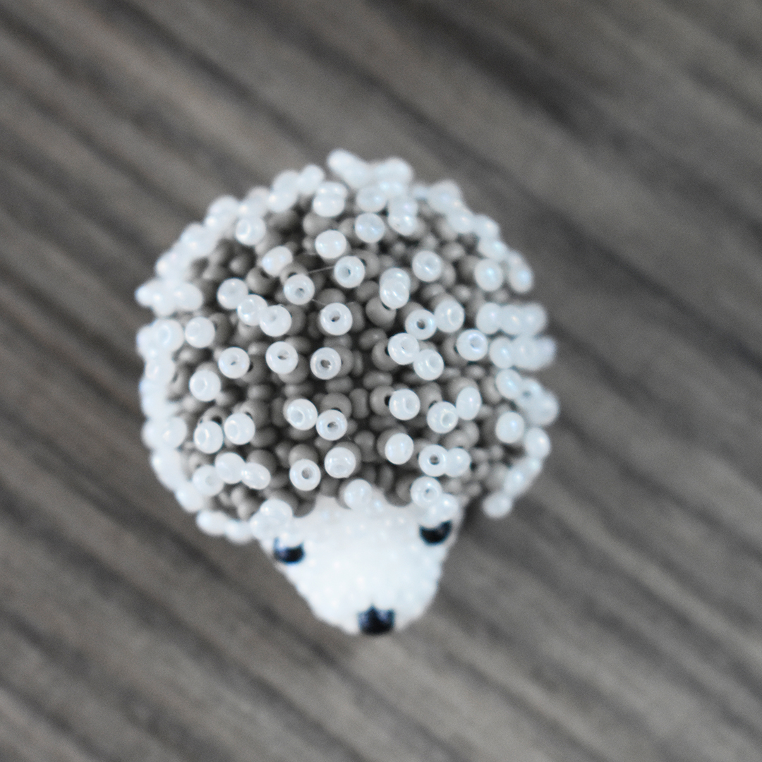3D bead pattern, 3d beading, hedgehog tutorial, easy beaded - Inspire ...
