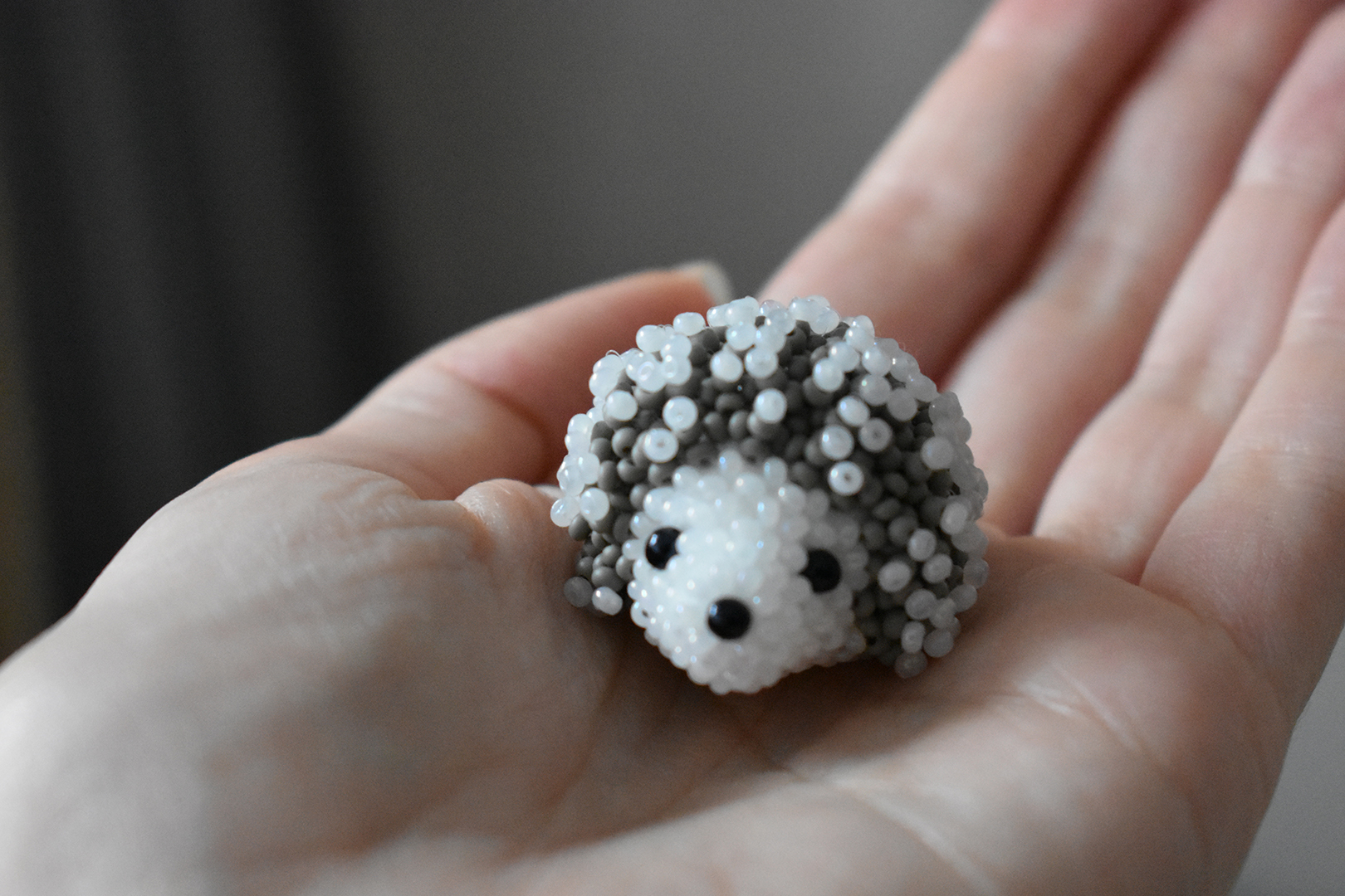 3D bead pattern, 3d beading, hedgehog tutorial, easy beaded - Inspire ...