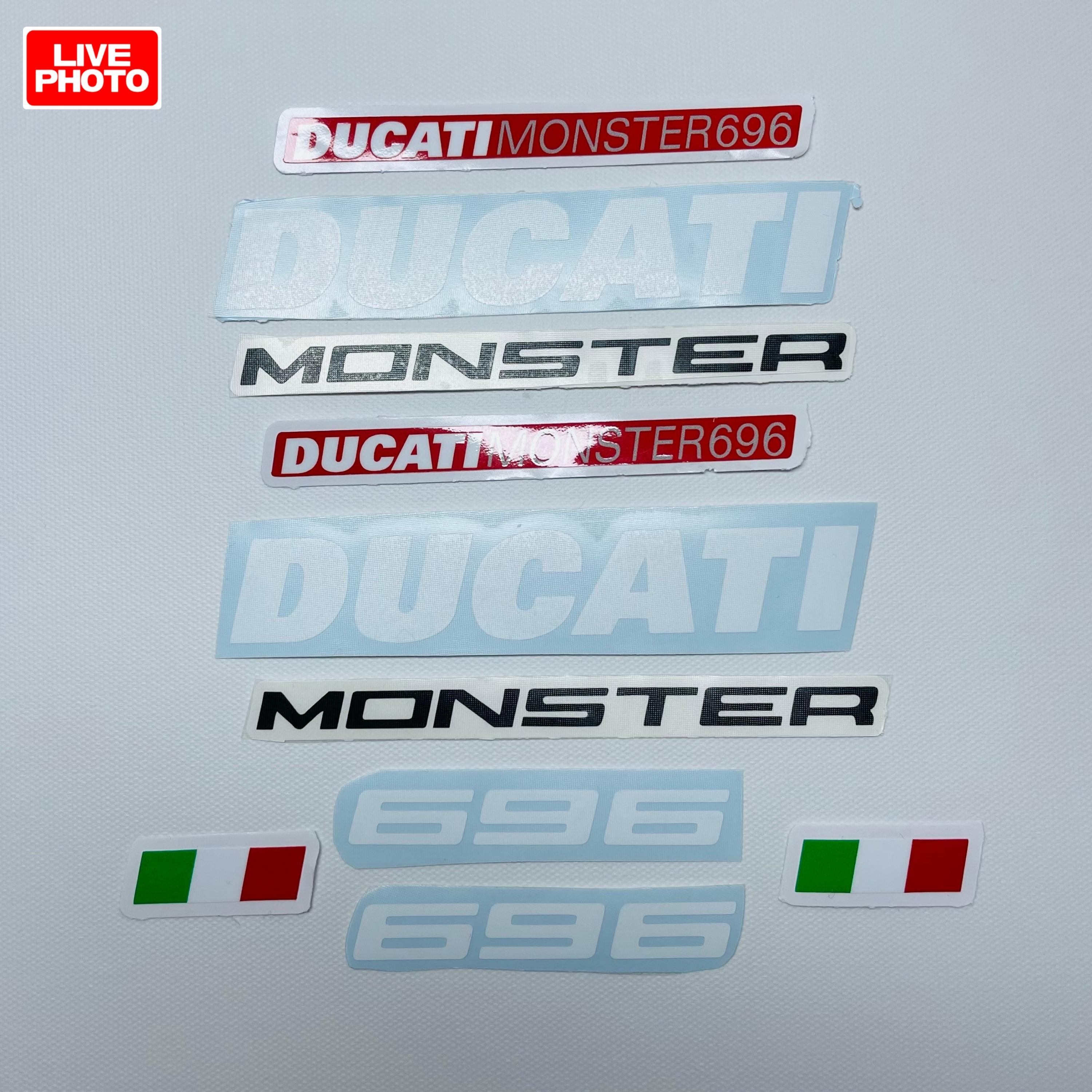Graphic vinyl decals for Ducati 696 Monster motorcycle 2008- - Inspire ...