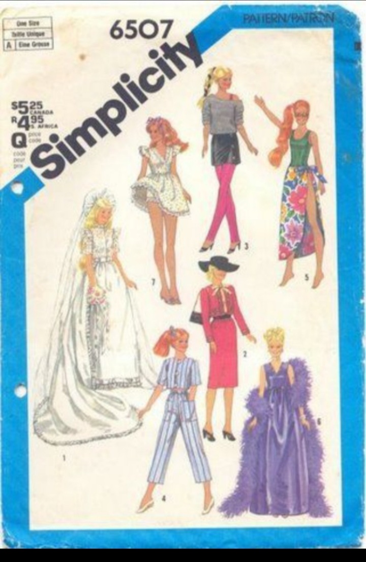 PDF Copy Vintage Sewing Pattern Simplicity 6507 Clothes for | Inspire ...