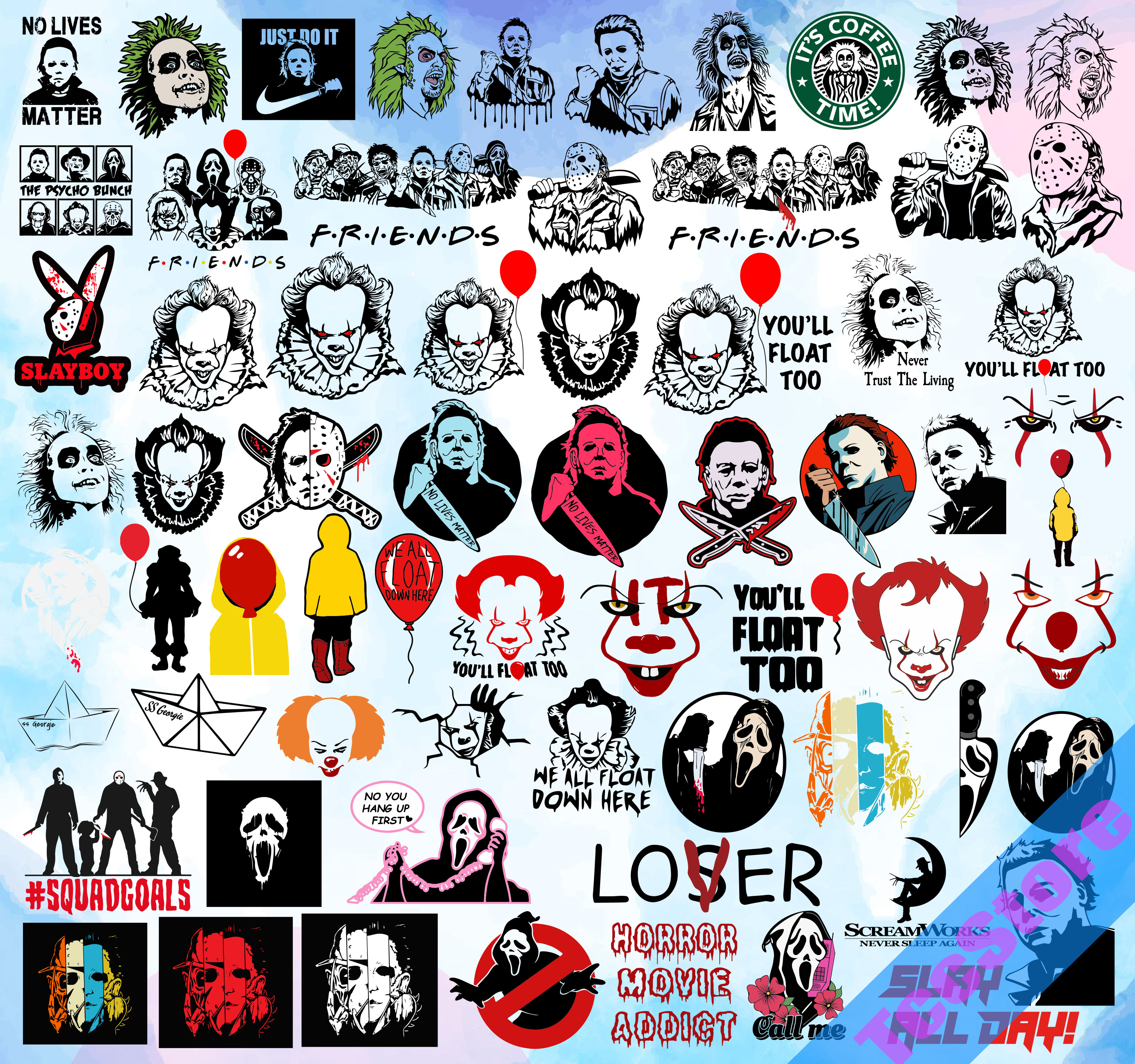 Halloween Horror Movies Svg | Horror svg File | Halloween Sv | Inspire ...