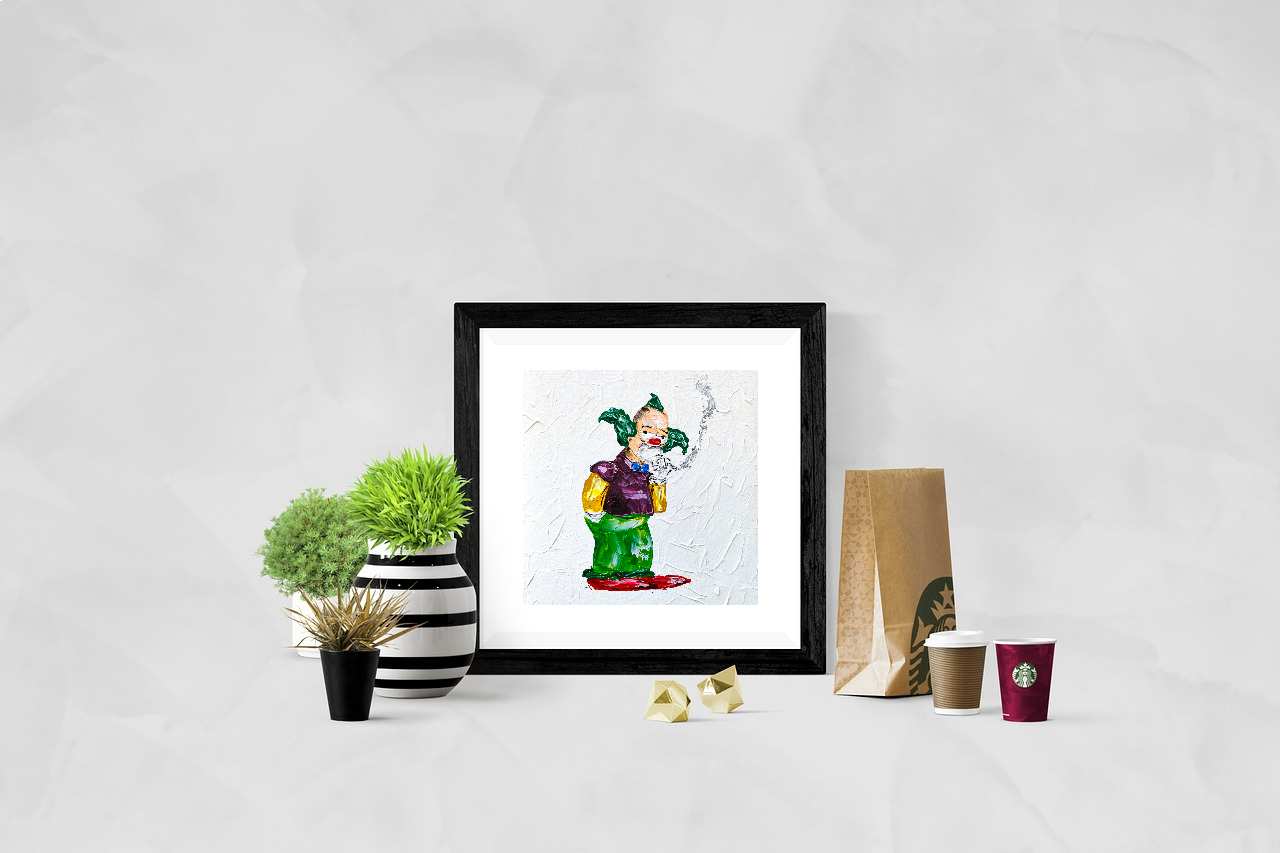 Poster Krusty The Clown, Krusty Simpsons Wall Art, Krusty Th - Inspire ...