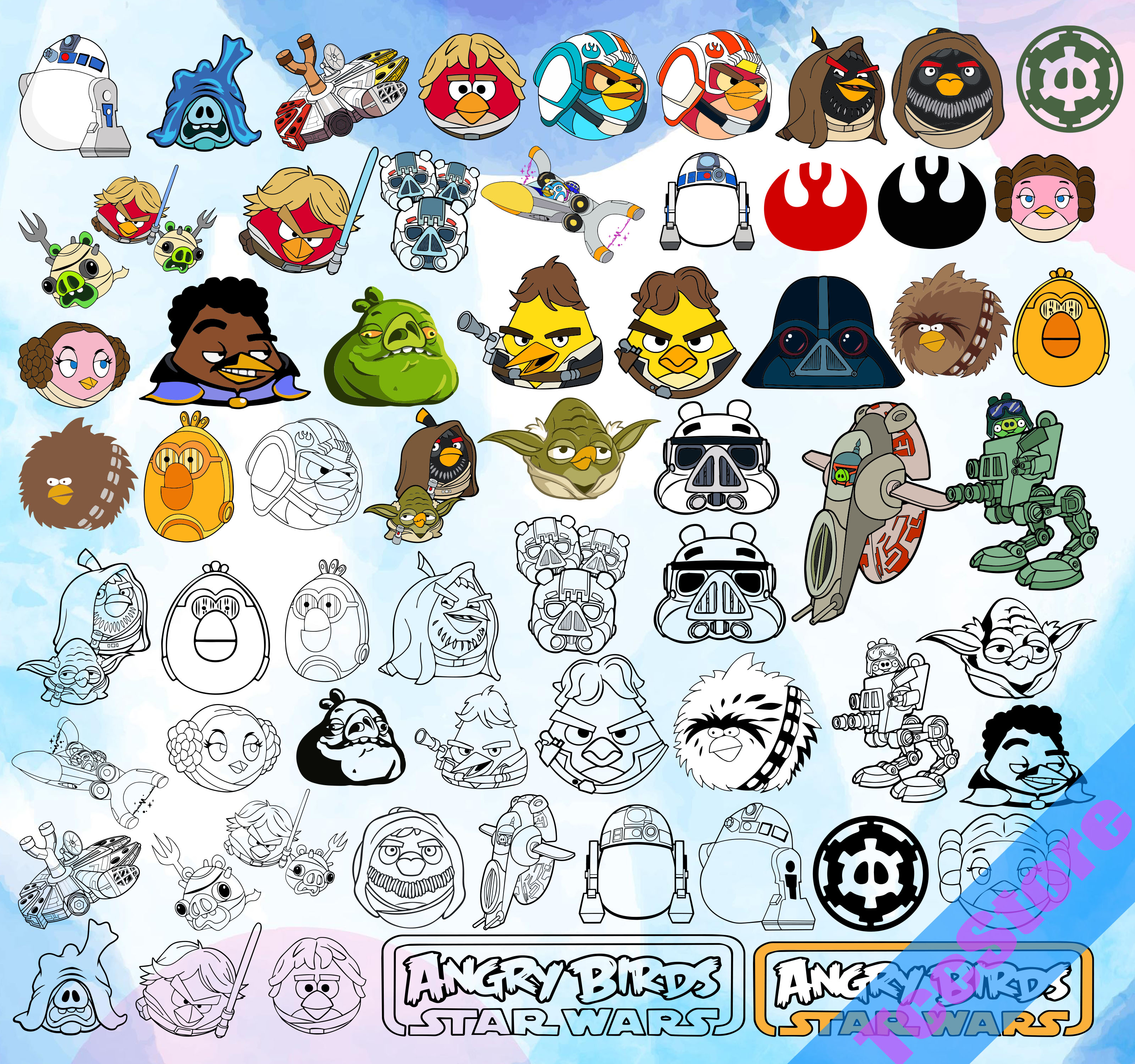 Angry Birds Star Wars Characters Yoda