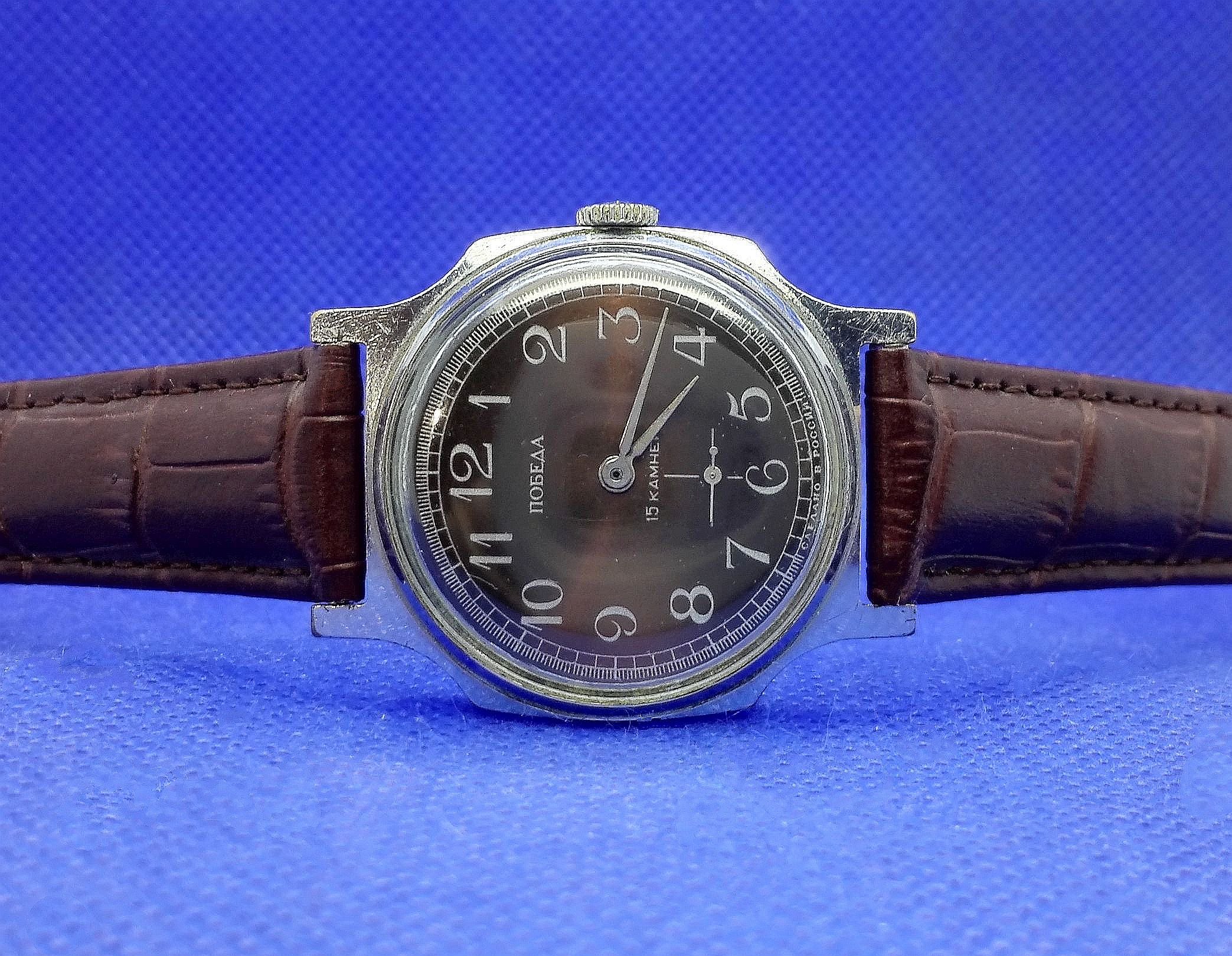 Soviet Wrist Watch Pobeda. Vintage Watch Victory - Inspire Uplift