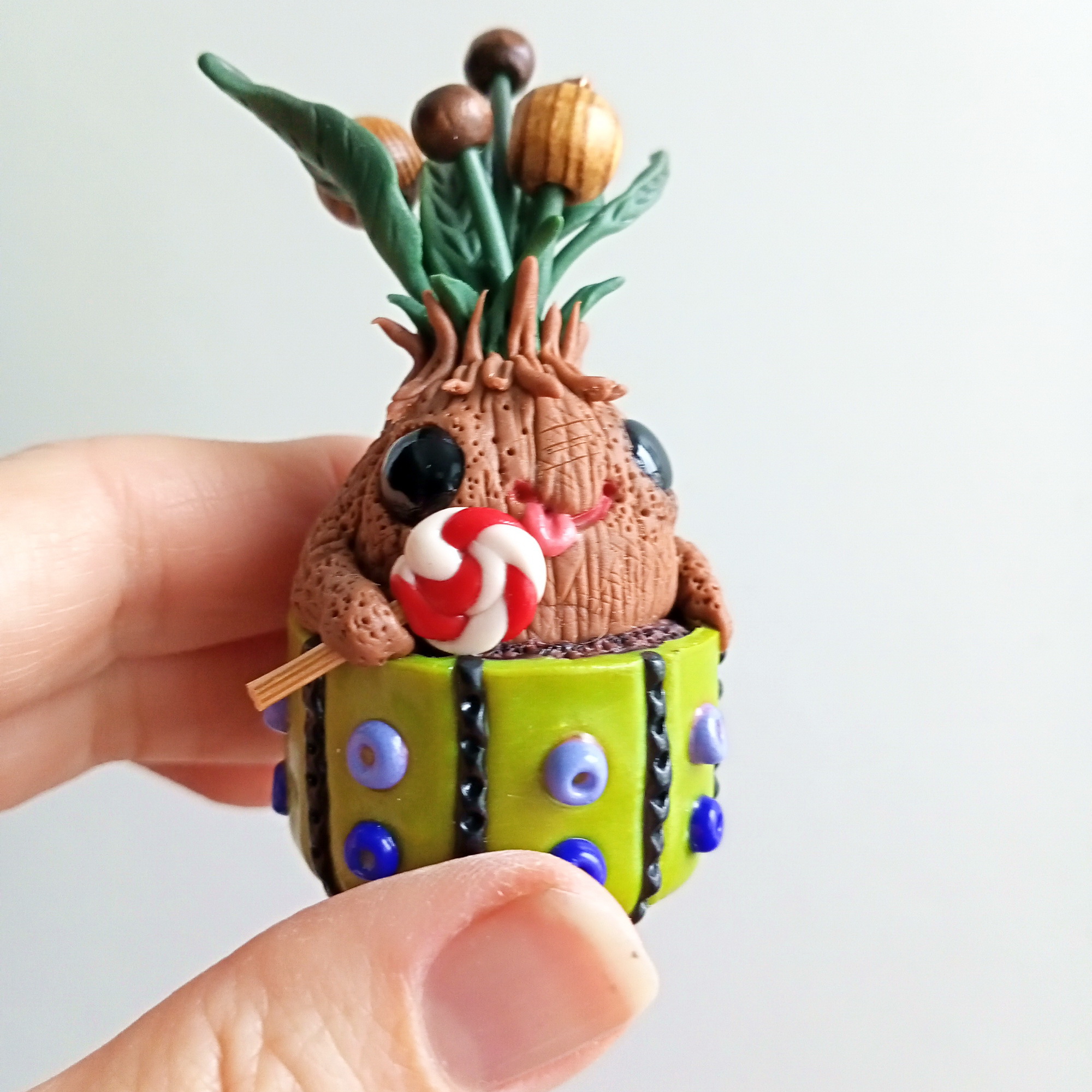 Handmade Miniature Polymer Clay Figurine/Fantasy Creature Sc - Inspire ...