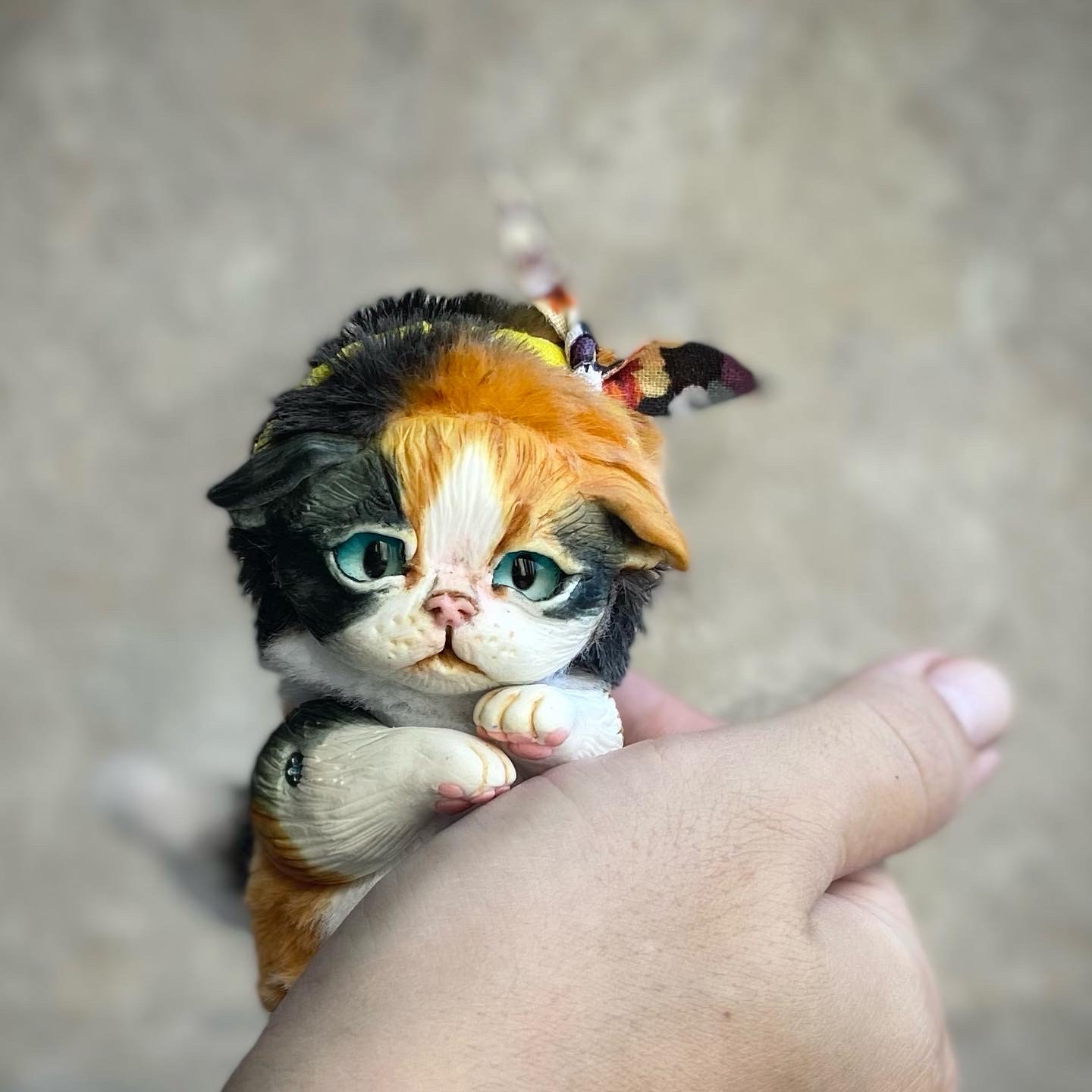 Kitten doll realistic art toy cat - Inspire Uplift