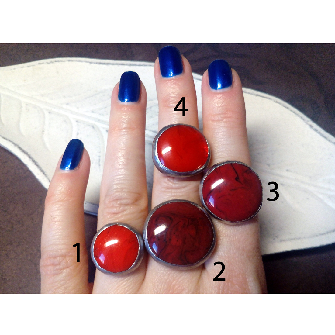 Red Glass ring. Scarlet witch ring. Witchy aesthetic. Blood - Inspire ...