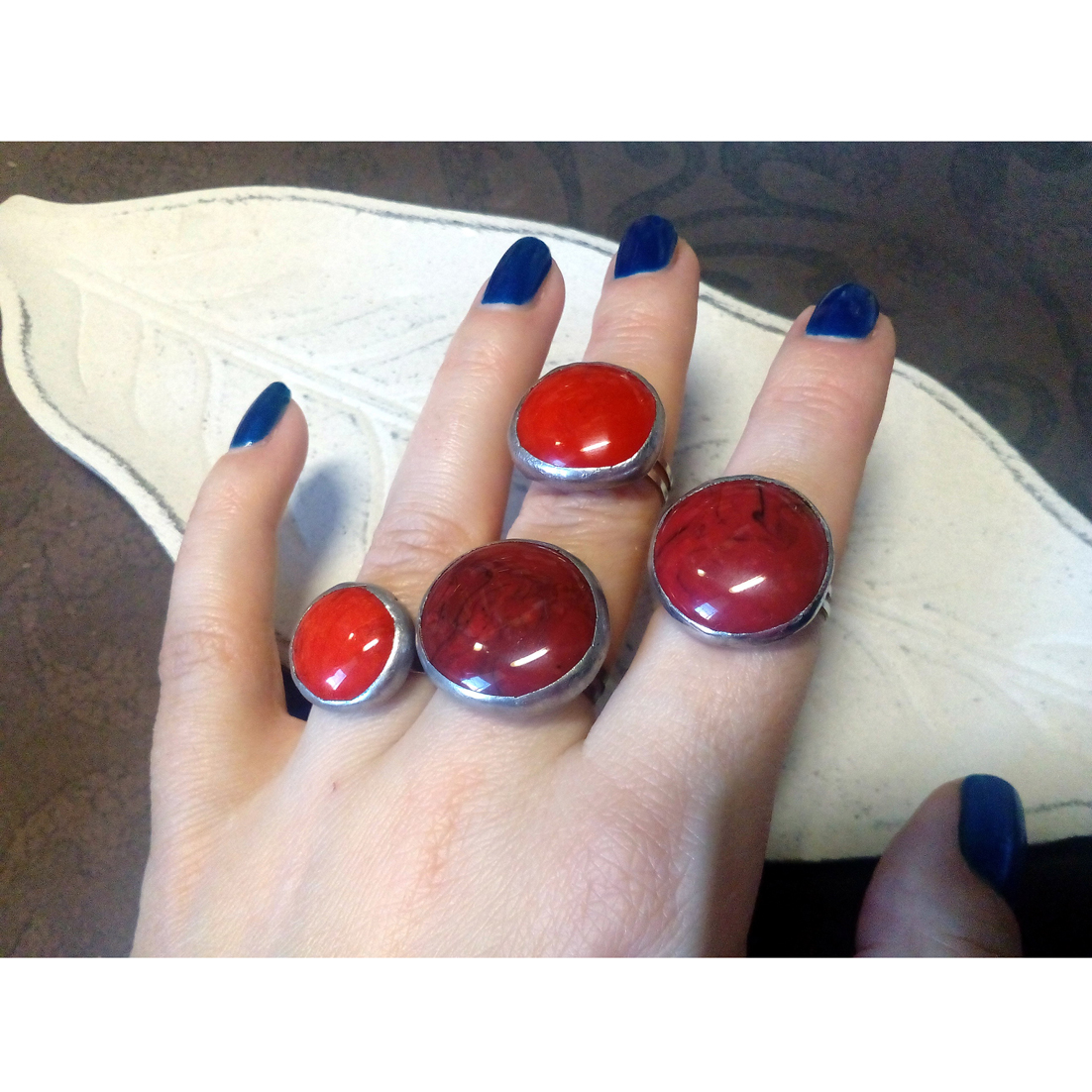 Red Glass ring. Scarlet witch ring. Witchy aesthetic. Blood - Inspire ...