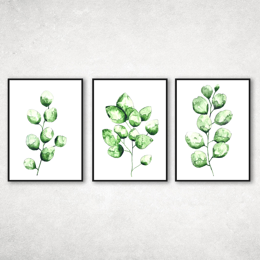 Set of 3 Botanical Prints, Nature Prints, Set Of 3 Prints, M - Inspire ...