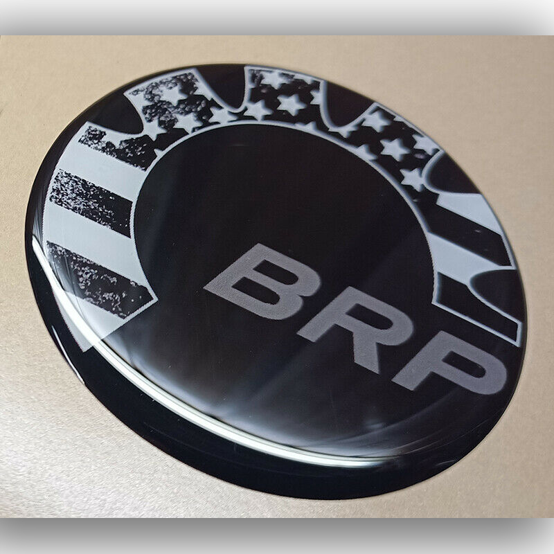 BOMBARDIER BRP 3D dome EMBLEM DECAL STICKER USA - Inspire Uplift