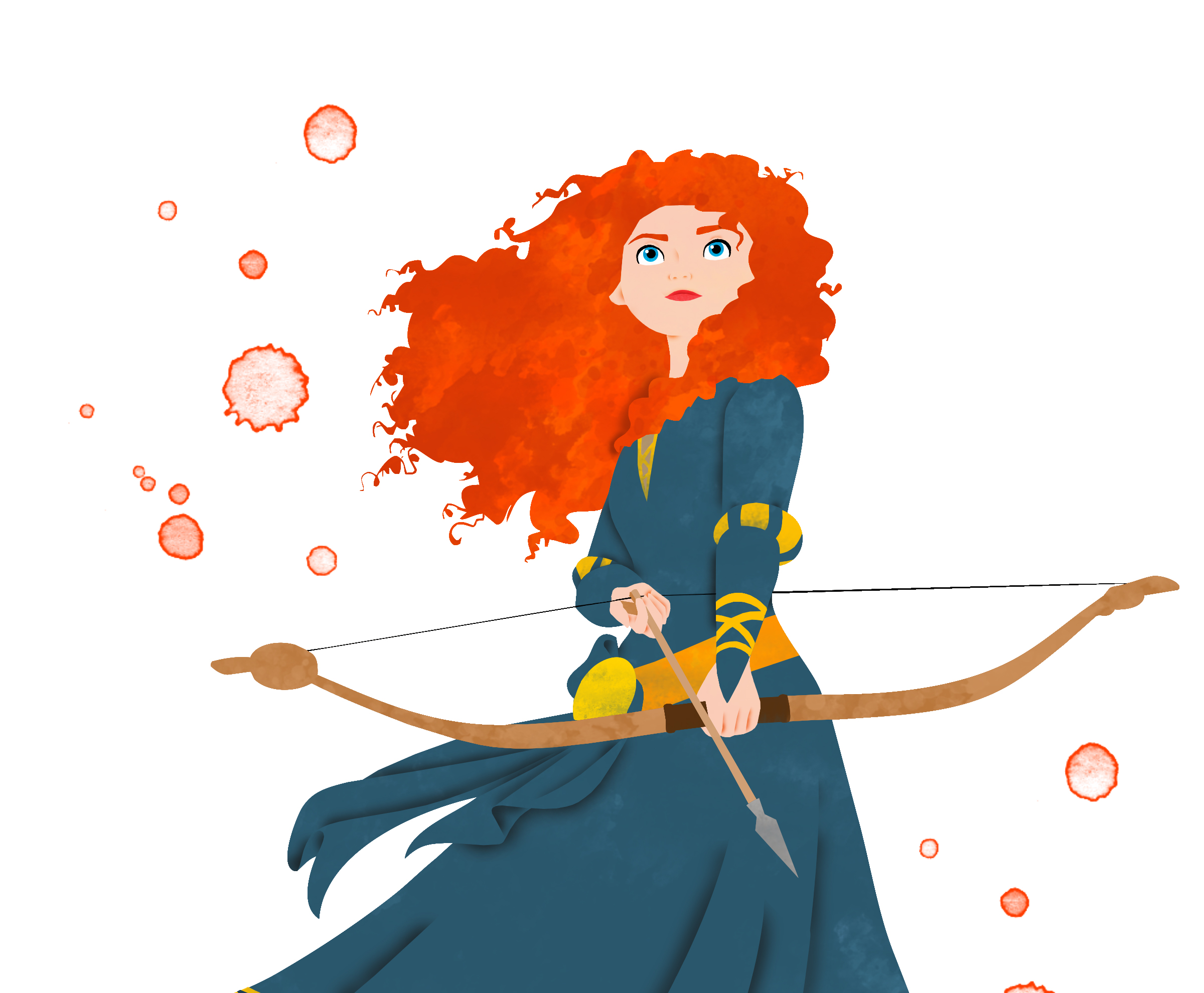 Brave Disney Set Art Print Digital Files decor nursery room - Inspire ...