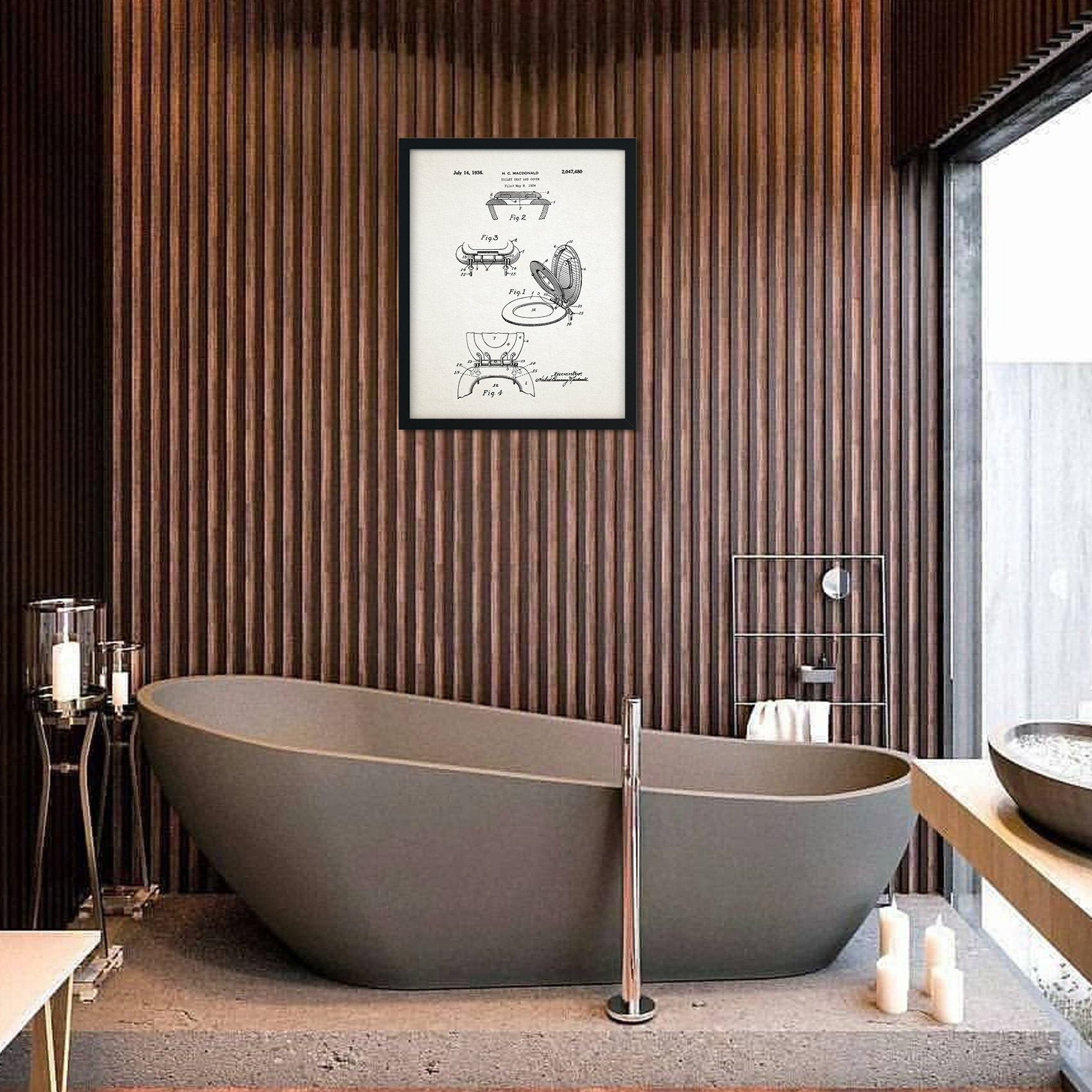 SET of 8 Bathroom Patent Posters, Bathroom Posters, Bathroom - Inspire ...