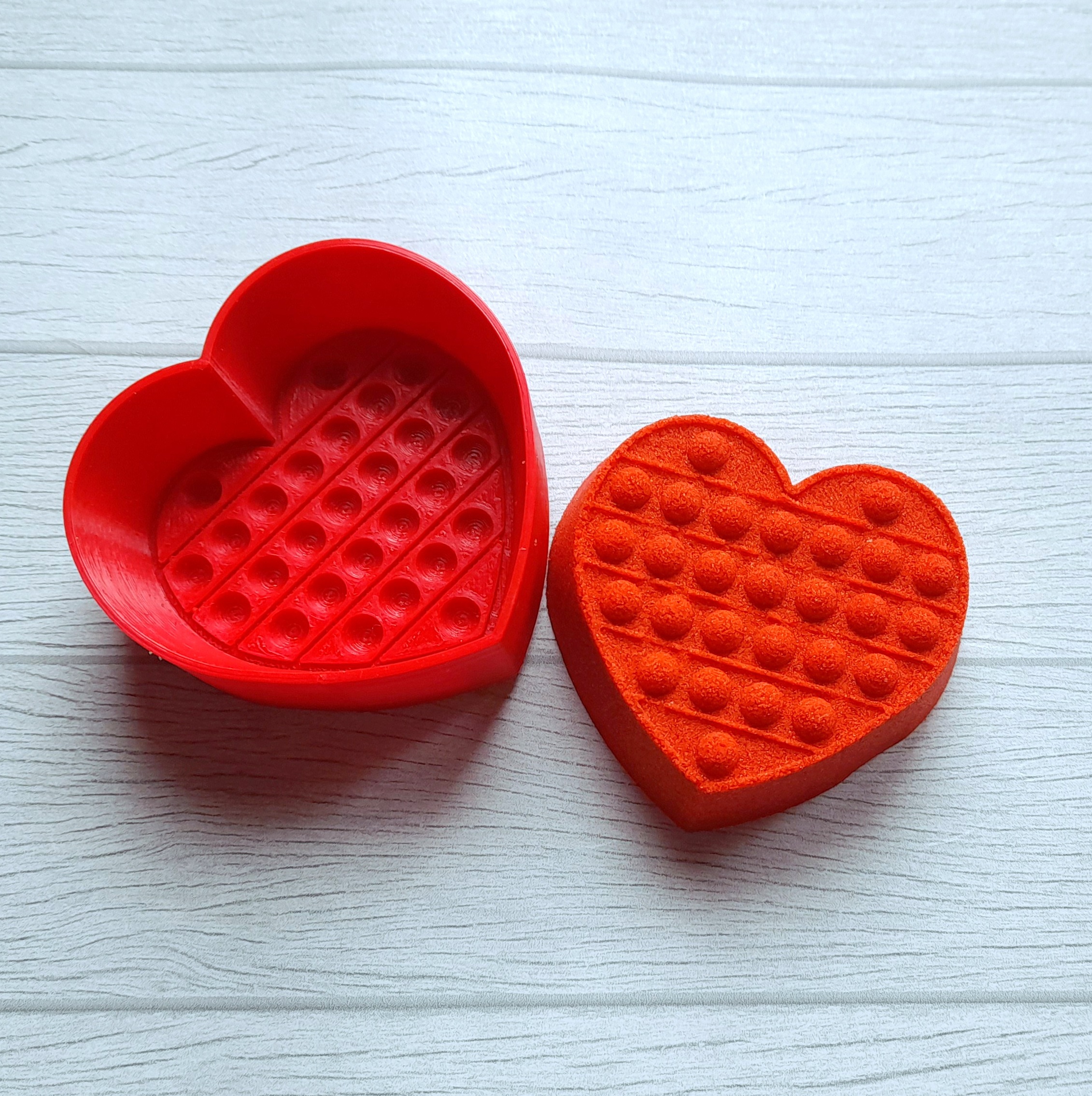 POP IT HEART BATH BOMB MOLD - Inspire Uplift