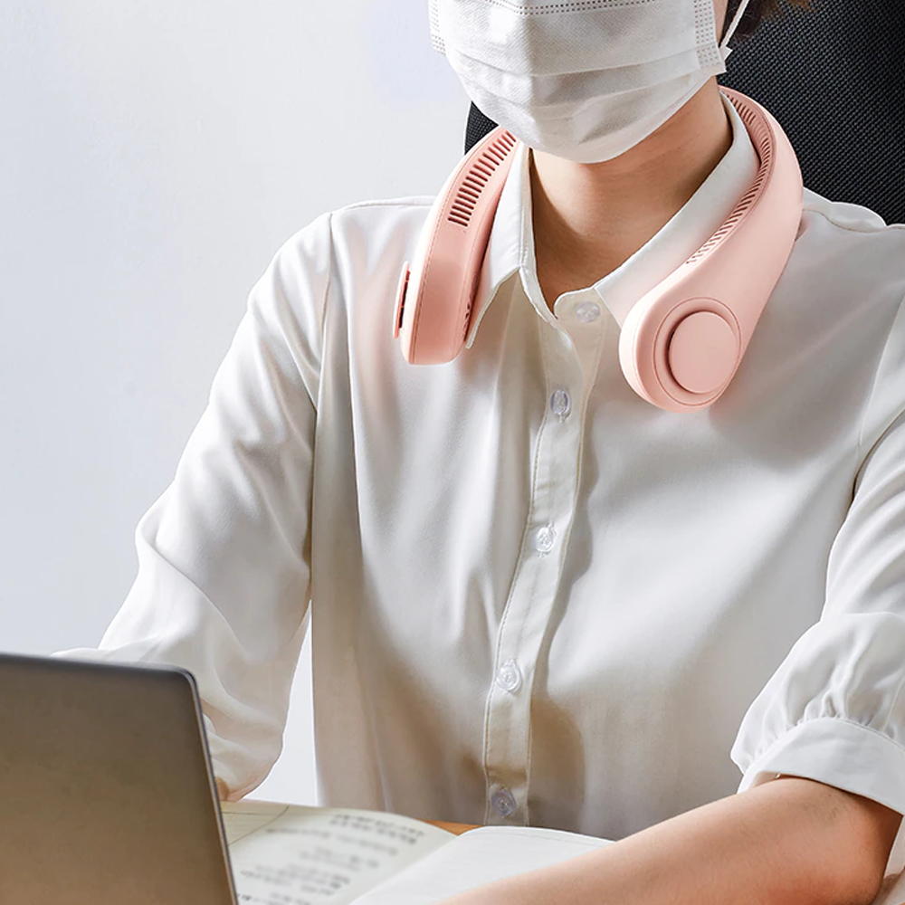 Rechargeable Neck Fan To Keep Your Cool | Inspire Uplift