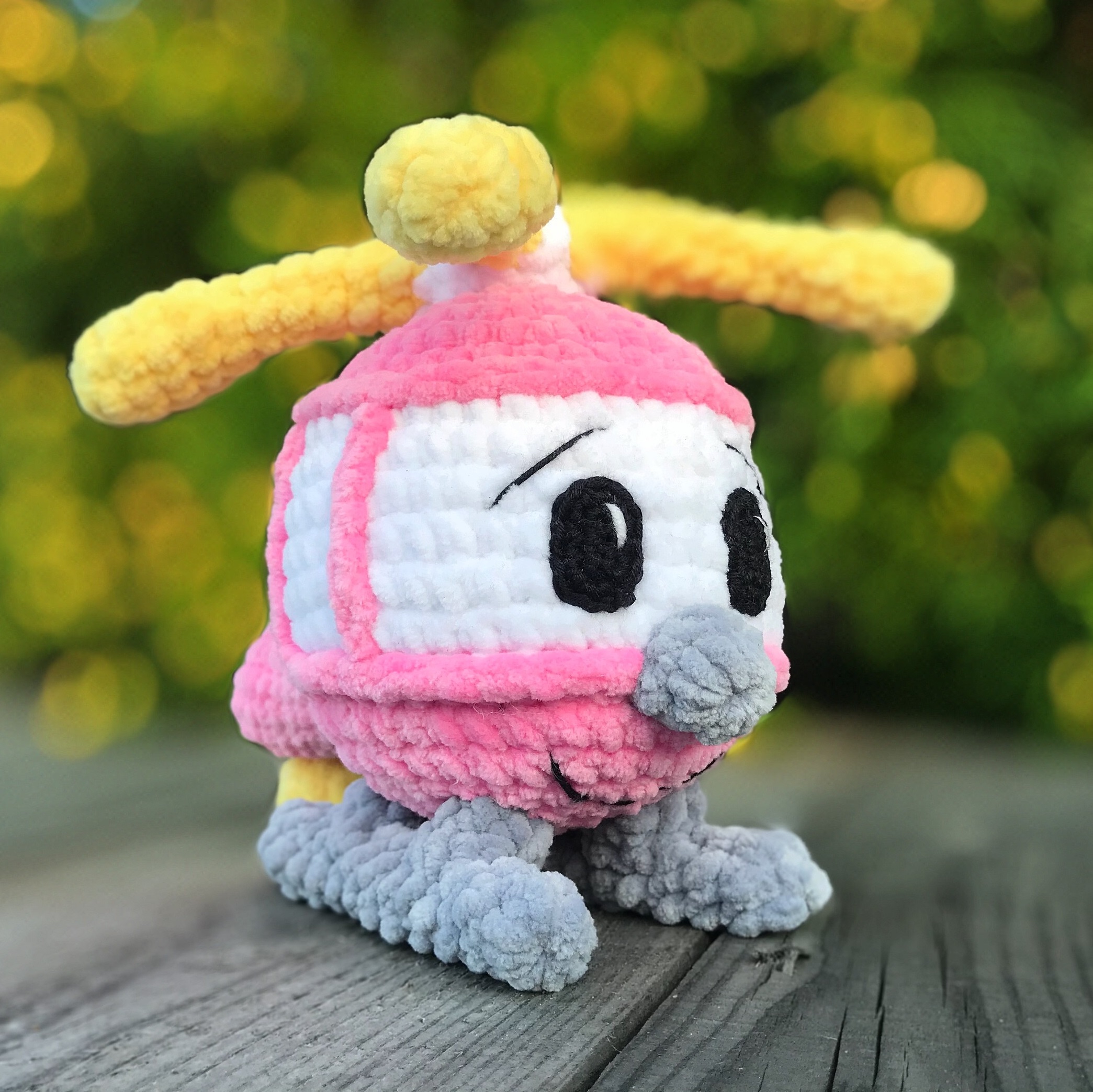 Crochet Pattern Plush Helicopter - Inspire Uplift