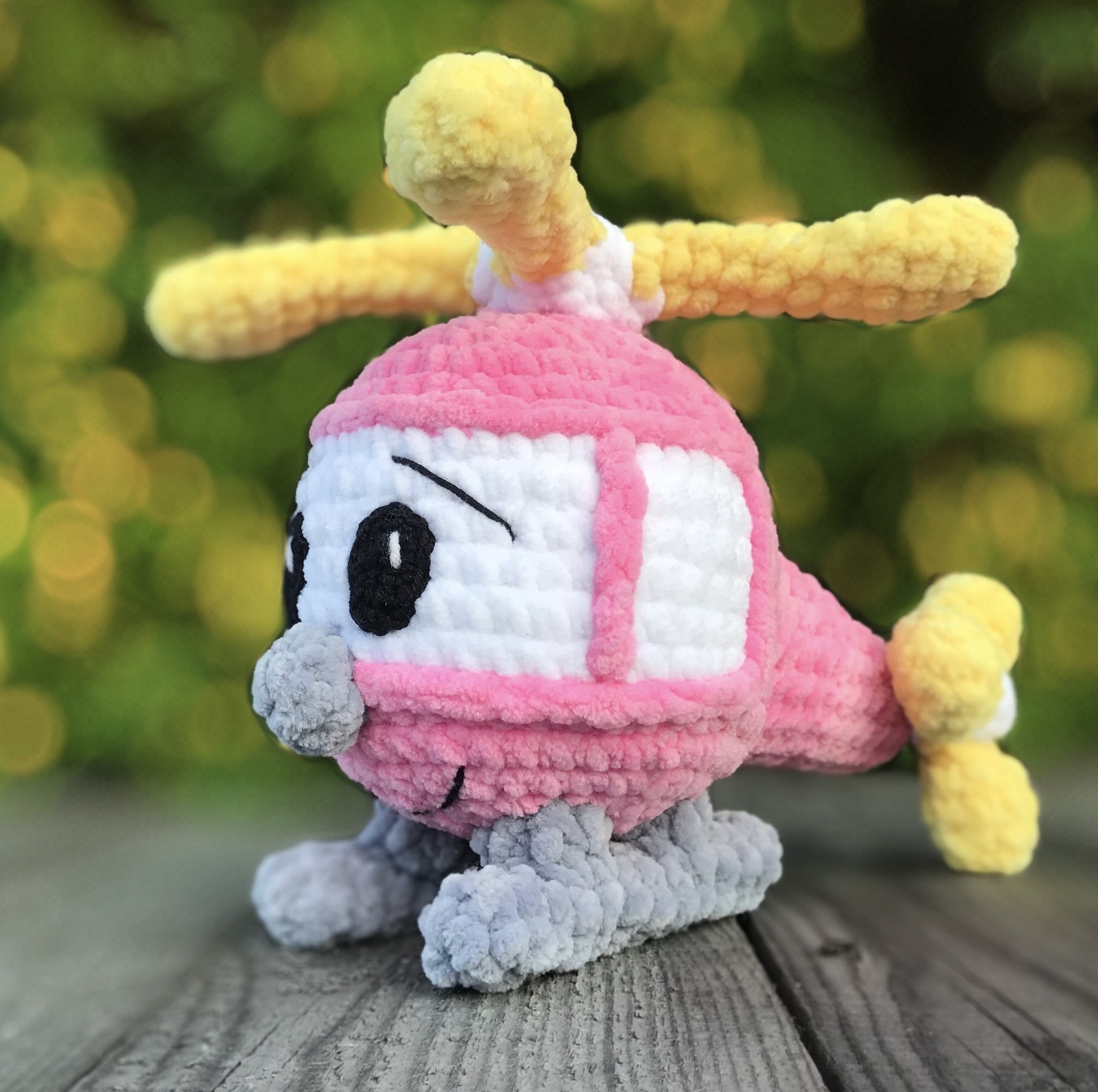 Crochet Pattern Plush Helicopter - Inspire Uplift