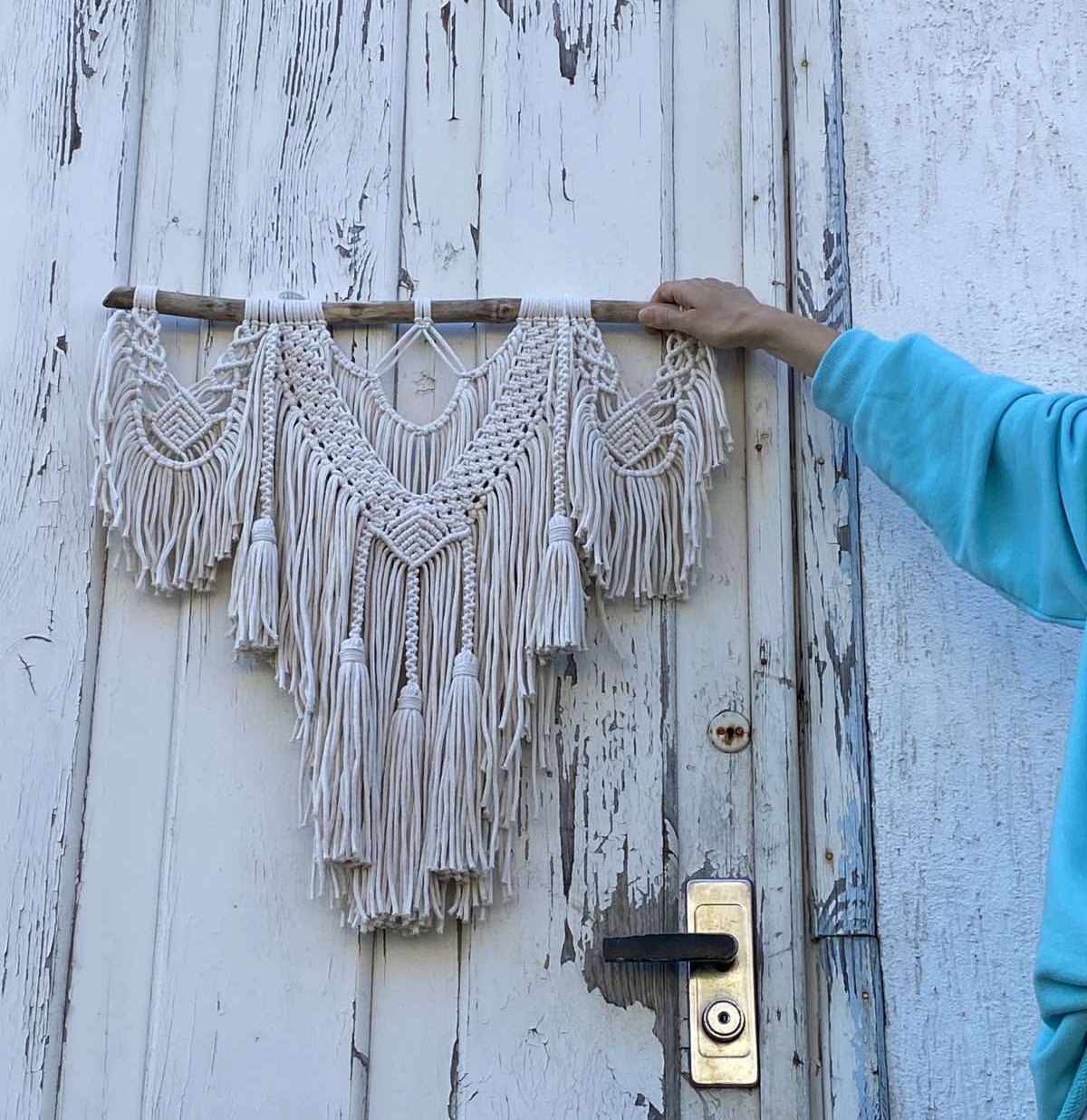 Macrame Wall Hanging, Modern Macrame Hanging - Inspire Uplift