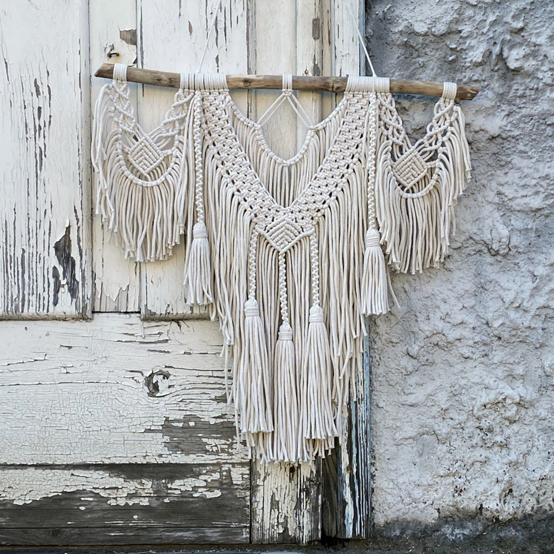 Macrame Wall Hanging, Modern Macrame Hanging - Inspire Uplift