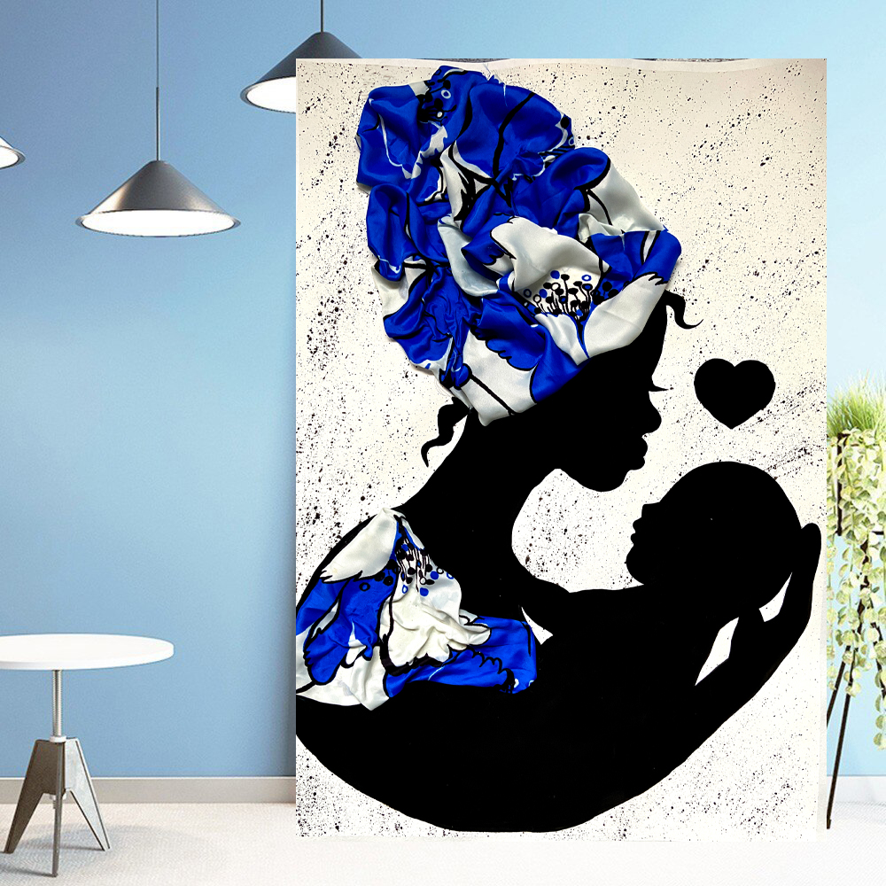 Mother and Baby Painting Black Woman Original Art African Wo | Inspire ...