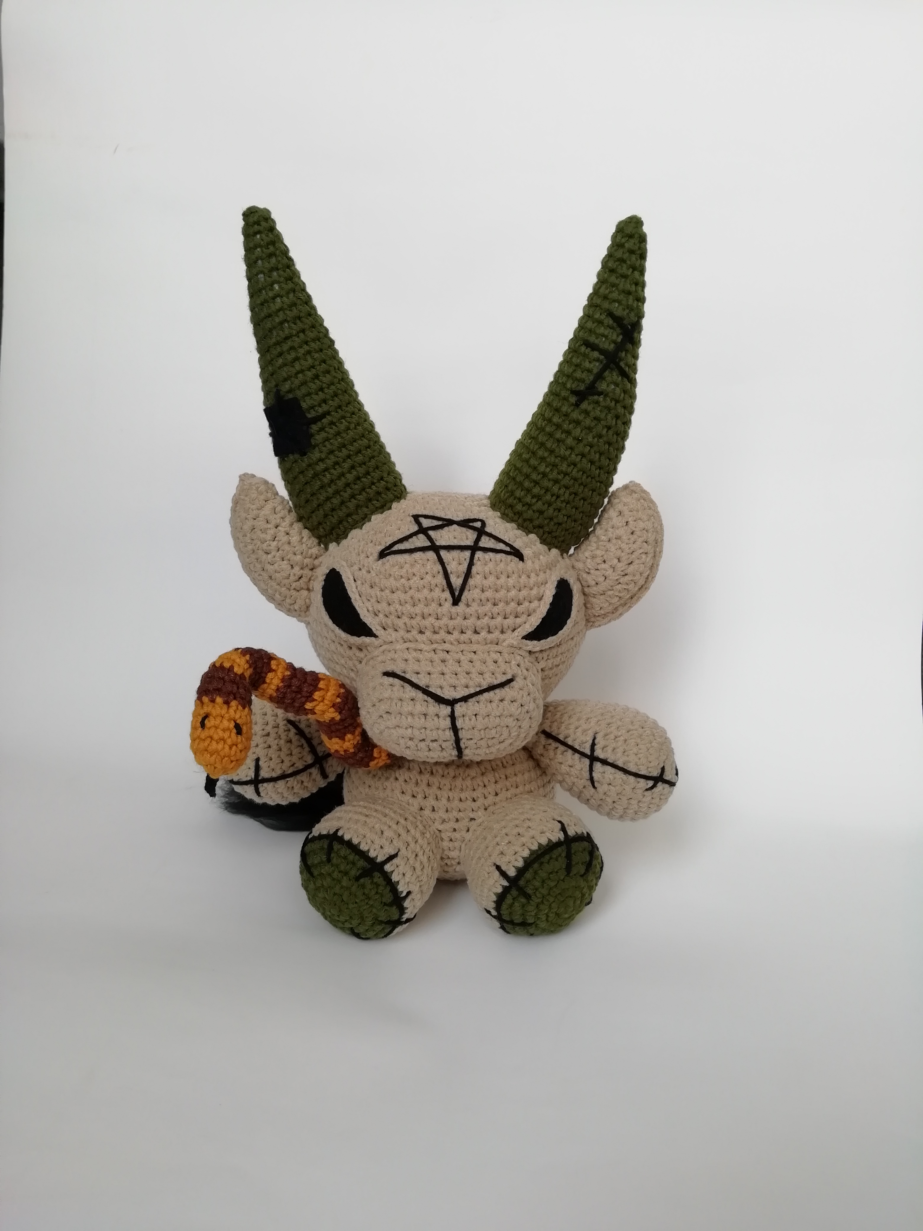 Baphomet plush, Oogie Boogie, Plushie demon, Kawaii decor, S - Inspire ...