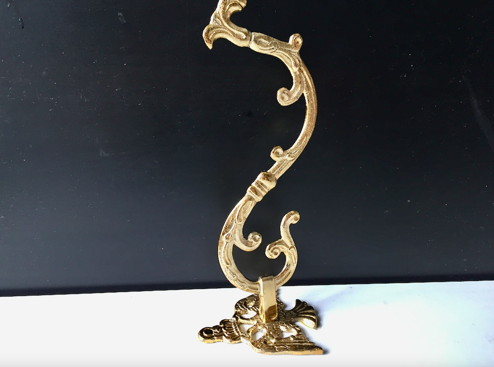 Golden Brass Wall Lamp Hanger 25 cm - Inspire Uplift