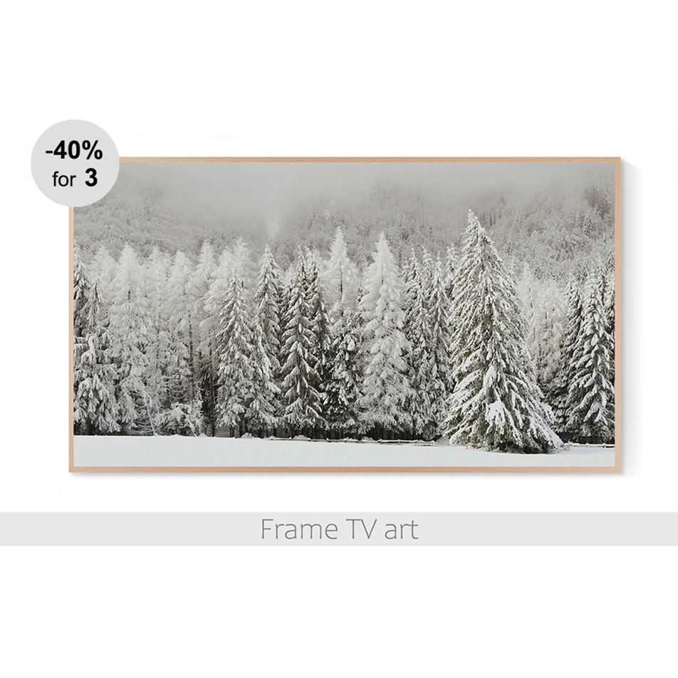 Frame TV Art Digital Download 4K, Frame TV art winter landsc | Inspire ...