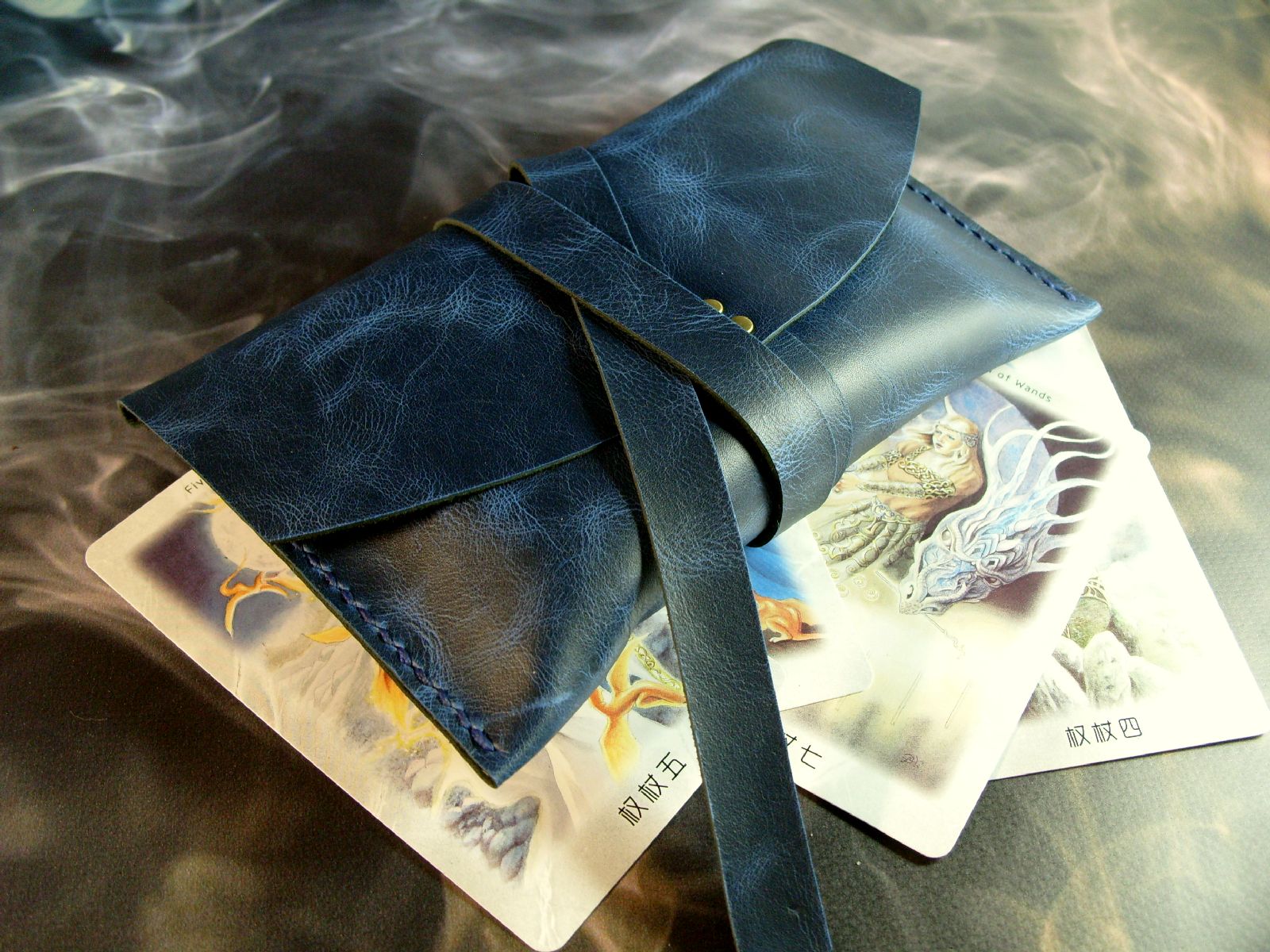 Medium Tarot Leather Case, Tarot Card Bag, Leather Tarot Car | Inspire ...