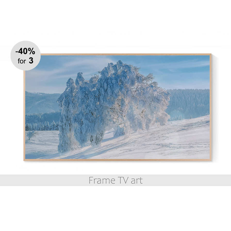 Samsung Frame TV Art Digital Download 4K, Frame TV art winte | Inspire ...