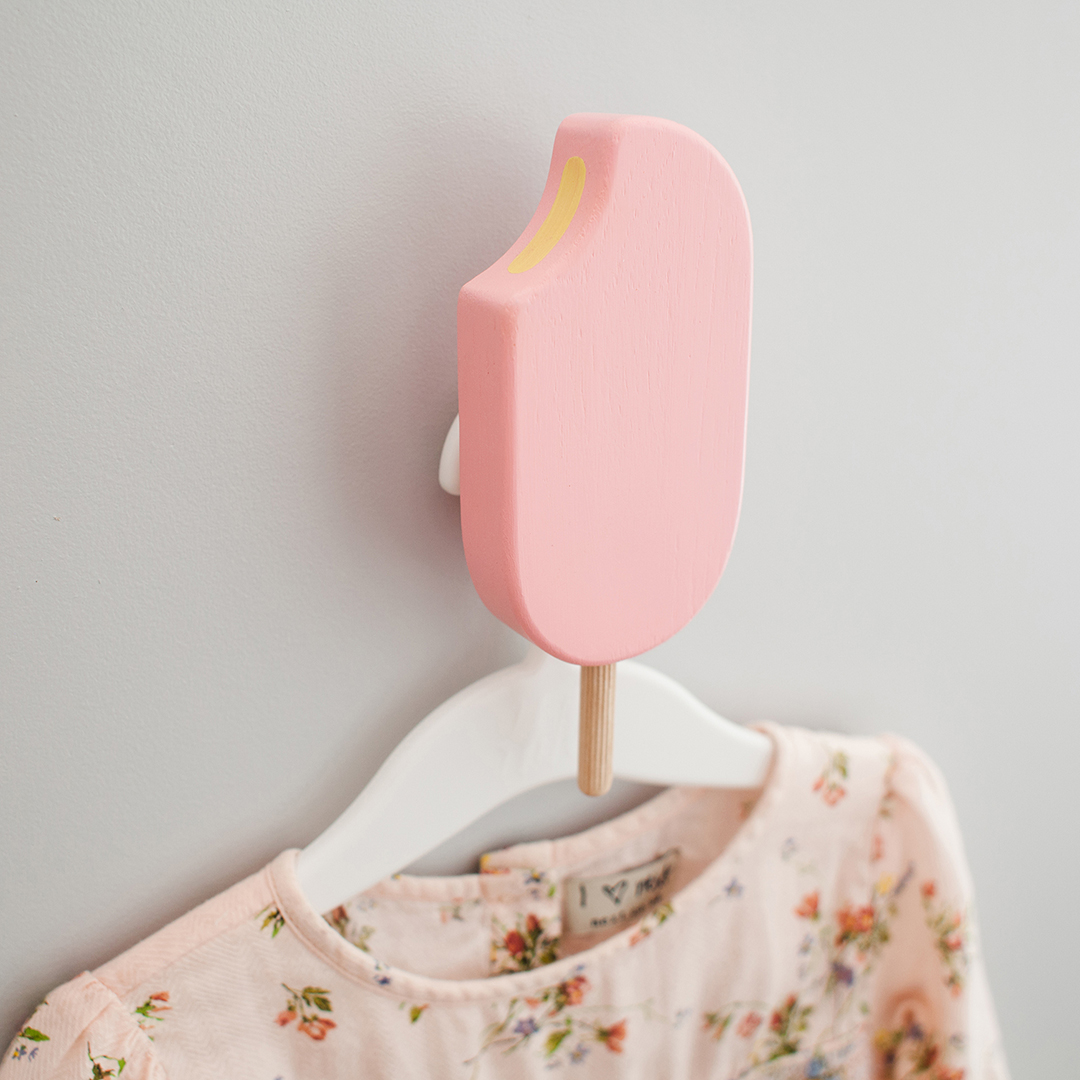 Set of 3 Kids Wall Hooks, Kids Room Wall Decor, Dress Hanger - Inspire ...