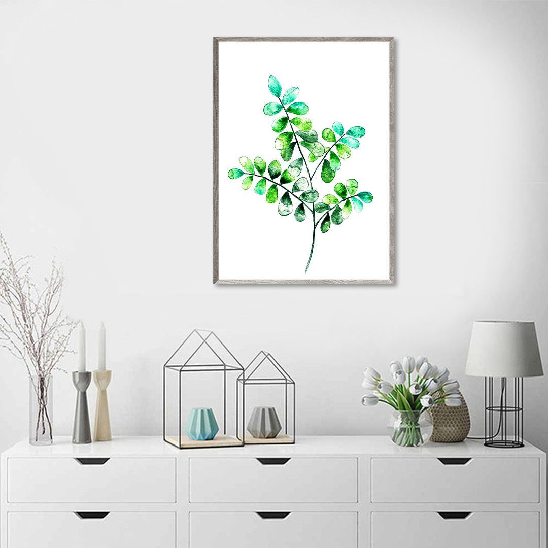 Watercolor Leaf Print, Watercolor painting poster, Abstract - Inspire ...