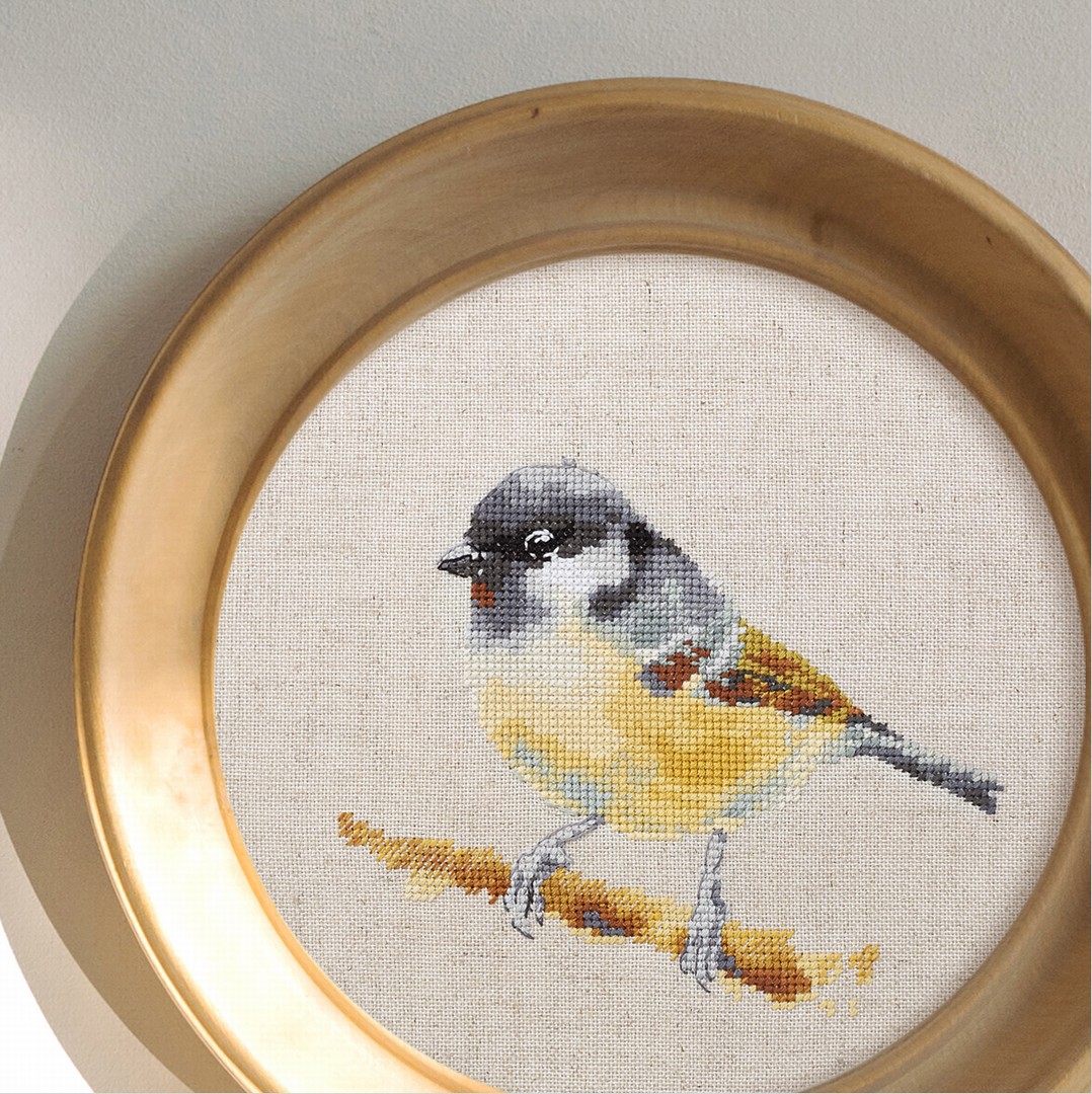 Bird cross stitch pattern - Inspire Uplift