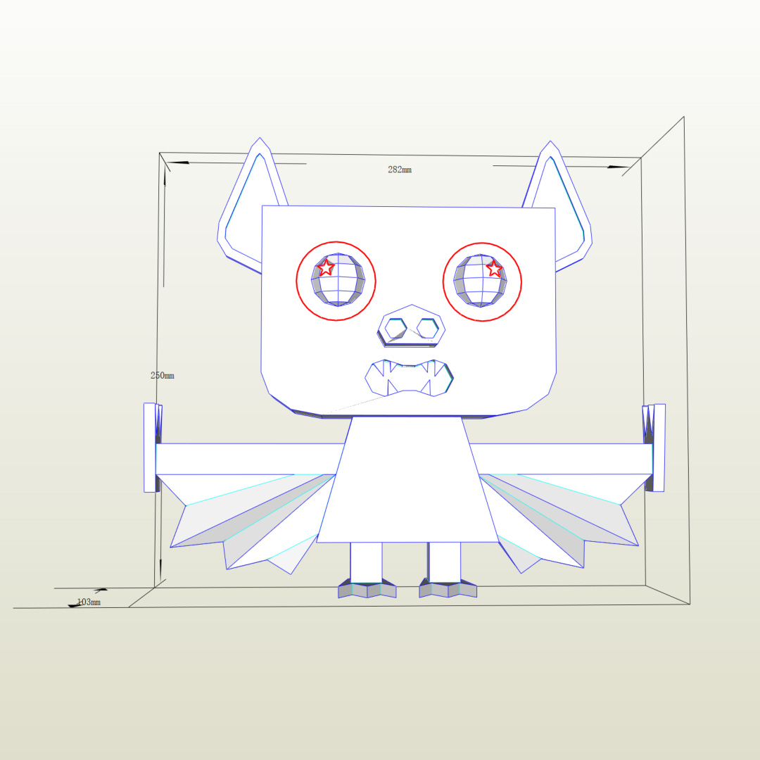 Halloween, Bat, low poly Bat, low poly character, low poly p - Inspire ...