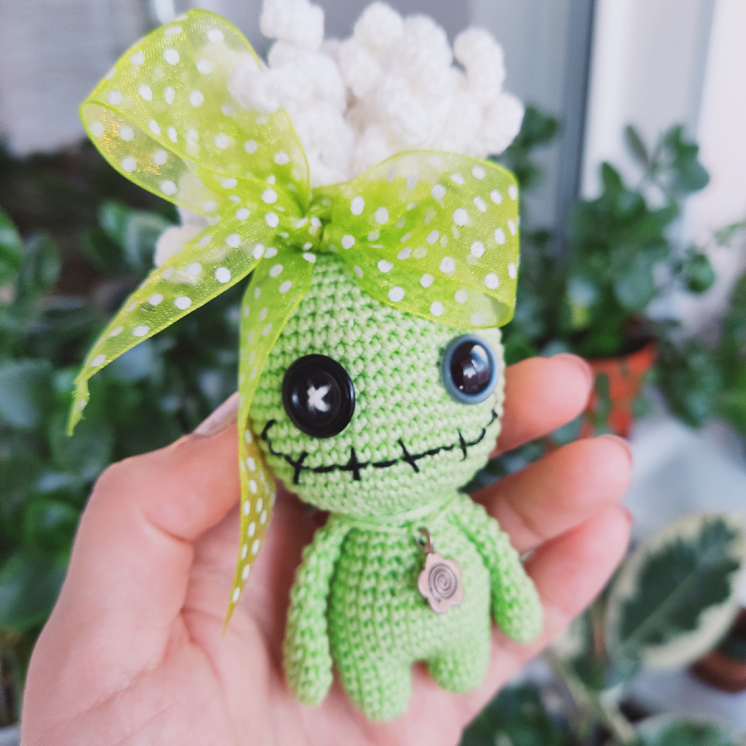 Crochet voodoo doll, car accessories for women - Inspire Uplift