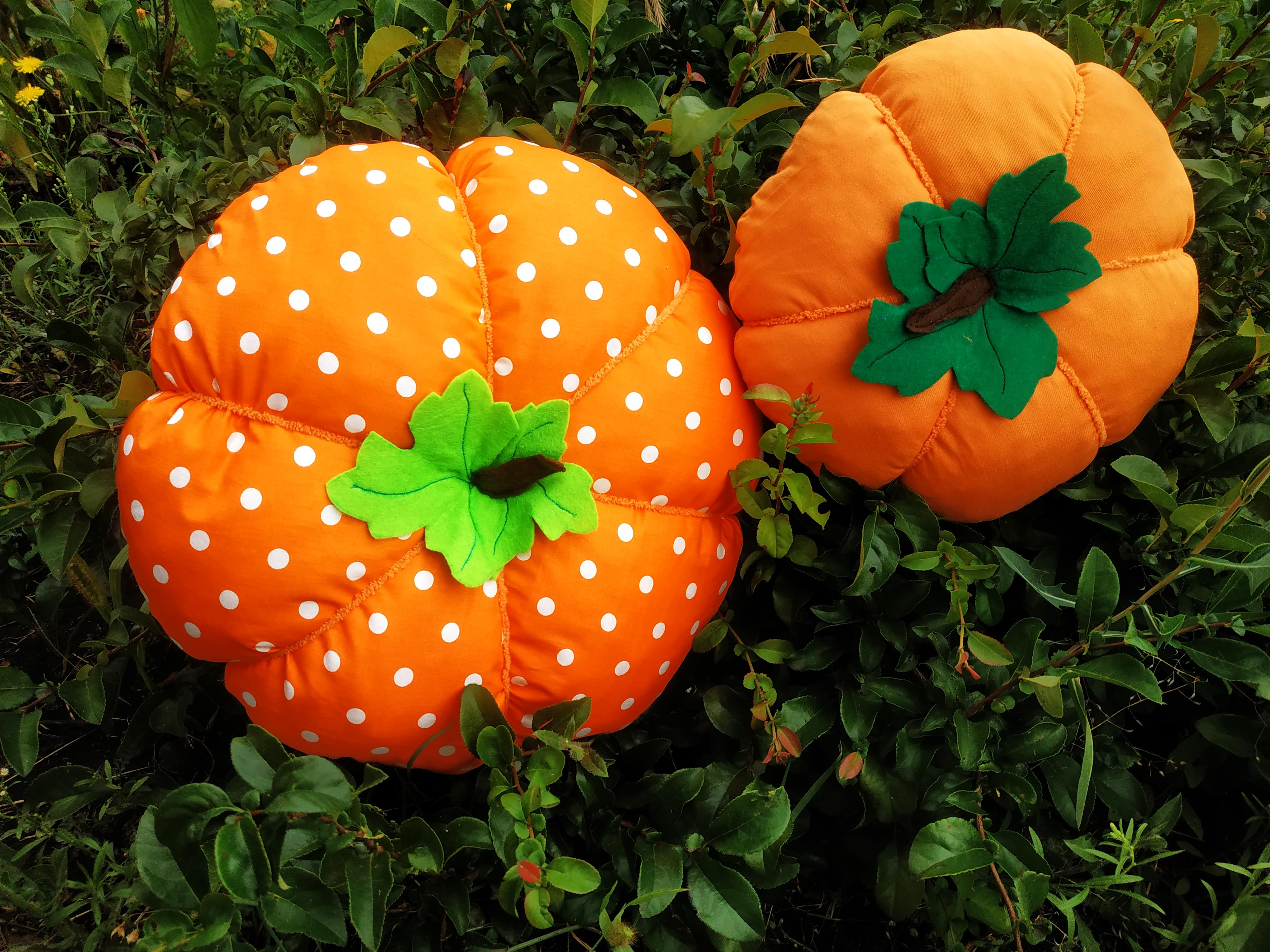 Fabric pumpkin sewing pattern - 2 size!!, PDF pattern_tutori - Inspire ...