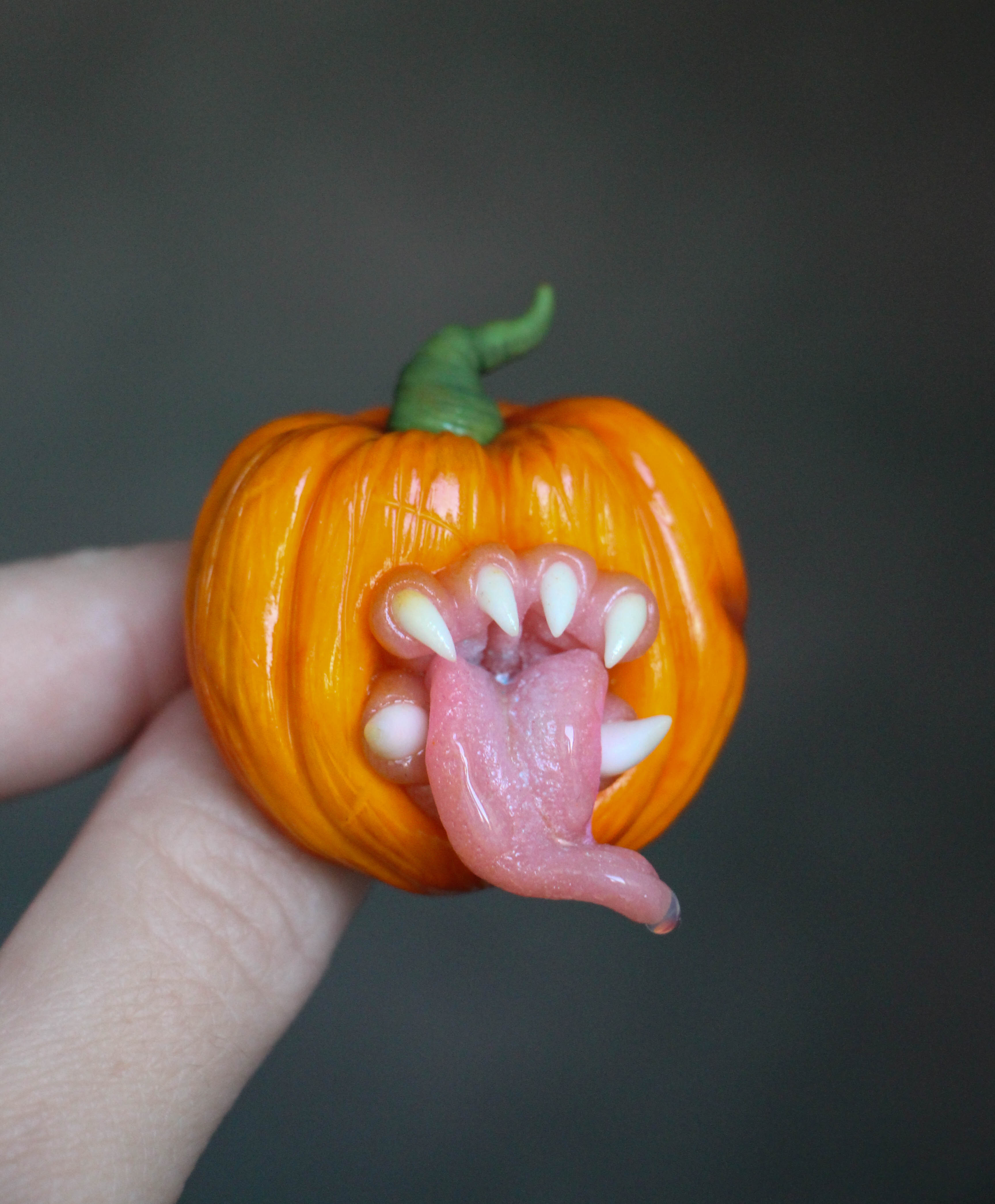 Pumpkin Brooch Toothy pumpkin Halloween Brooch | Inspire Uplift