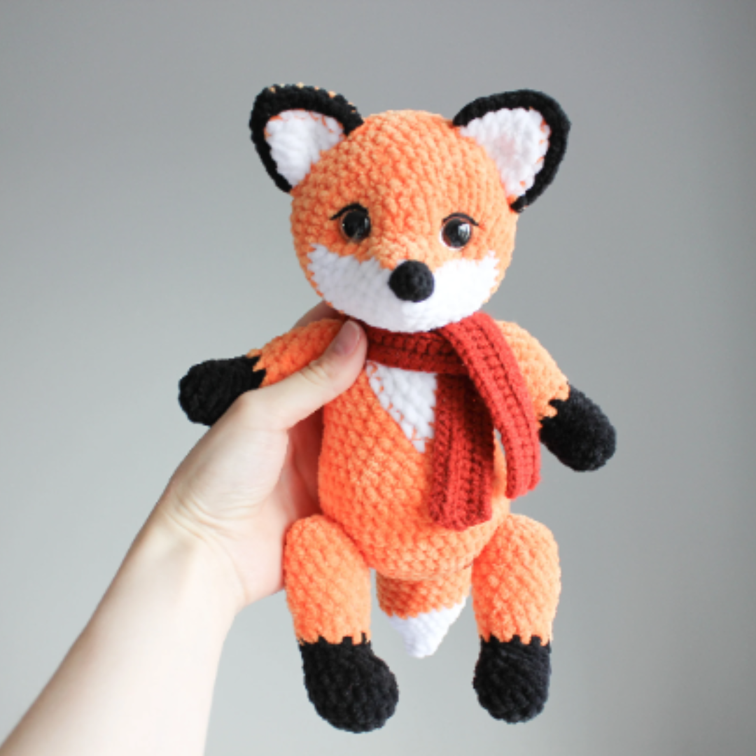 Crochet fox pattern, fox plush amigurumi, crochet stuffed an - Inspire ...