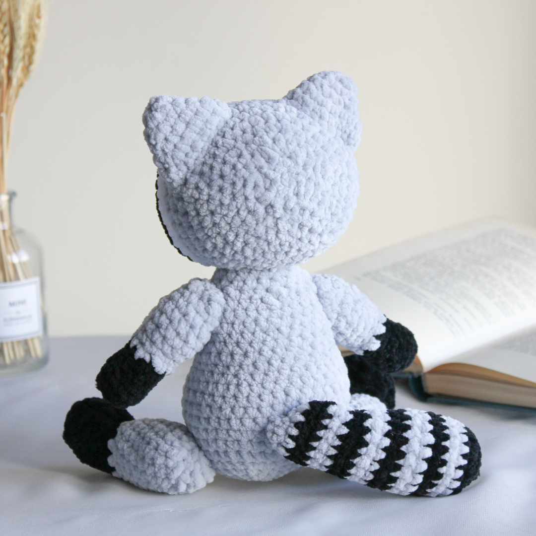 Raccoon crochet amigurumi pattern, crochet stuffed animals, - Inspire ...